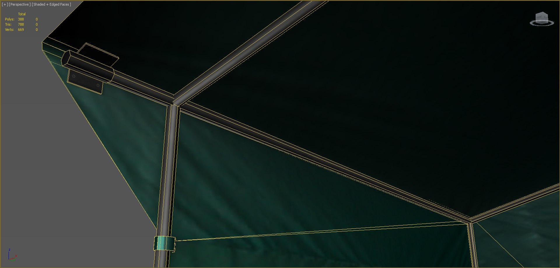 3d Tent Ready Games Model