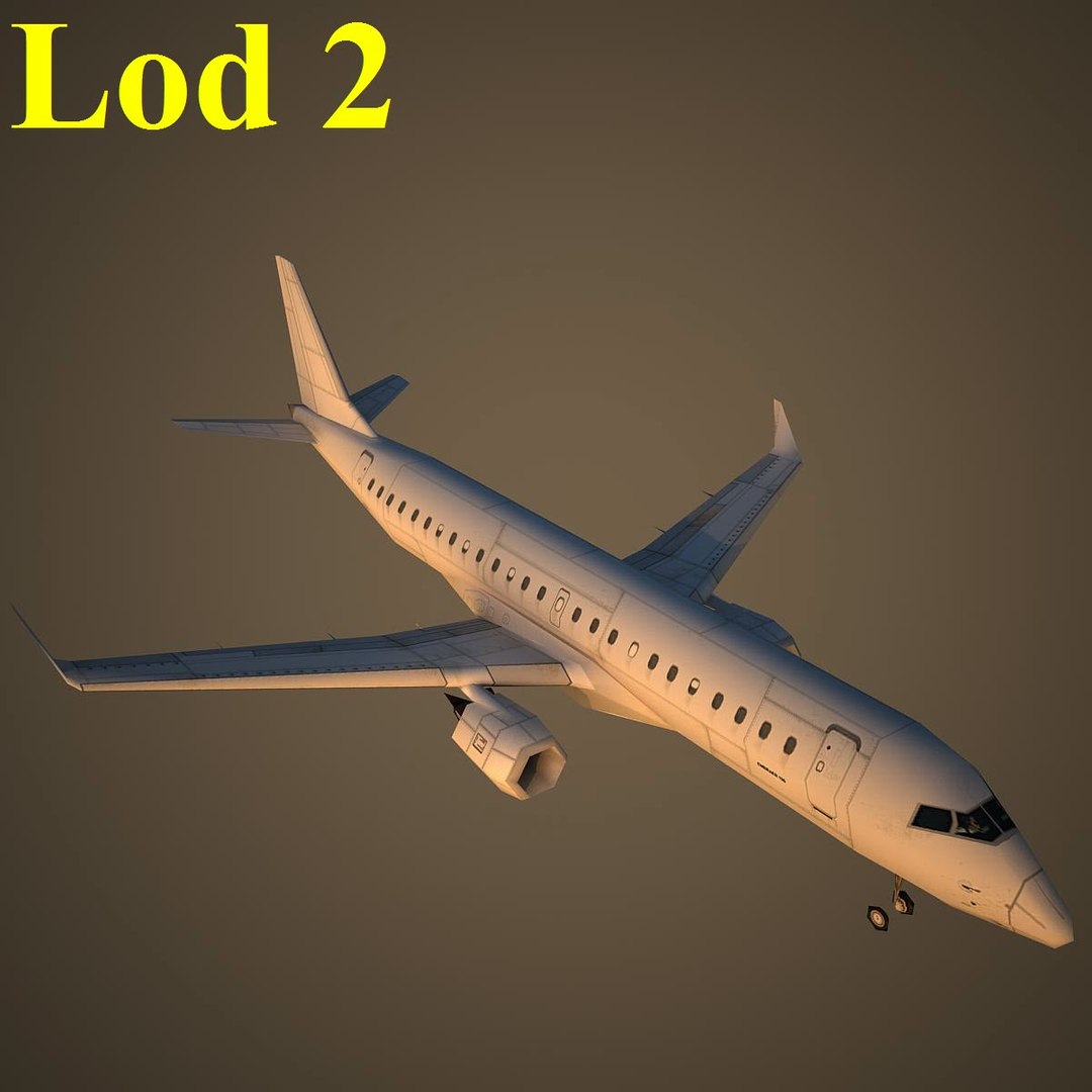 3d Model Embraer Basic