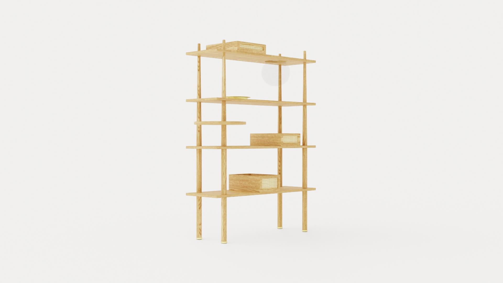 Stories Shelf 3D - TurboSquid 2250614