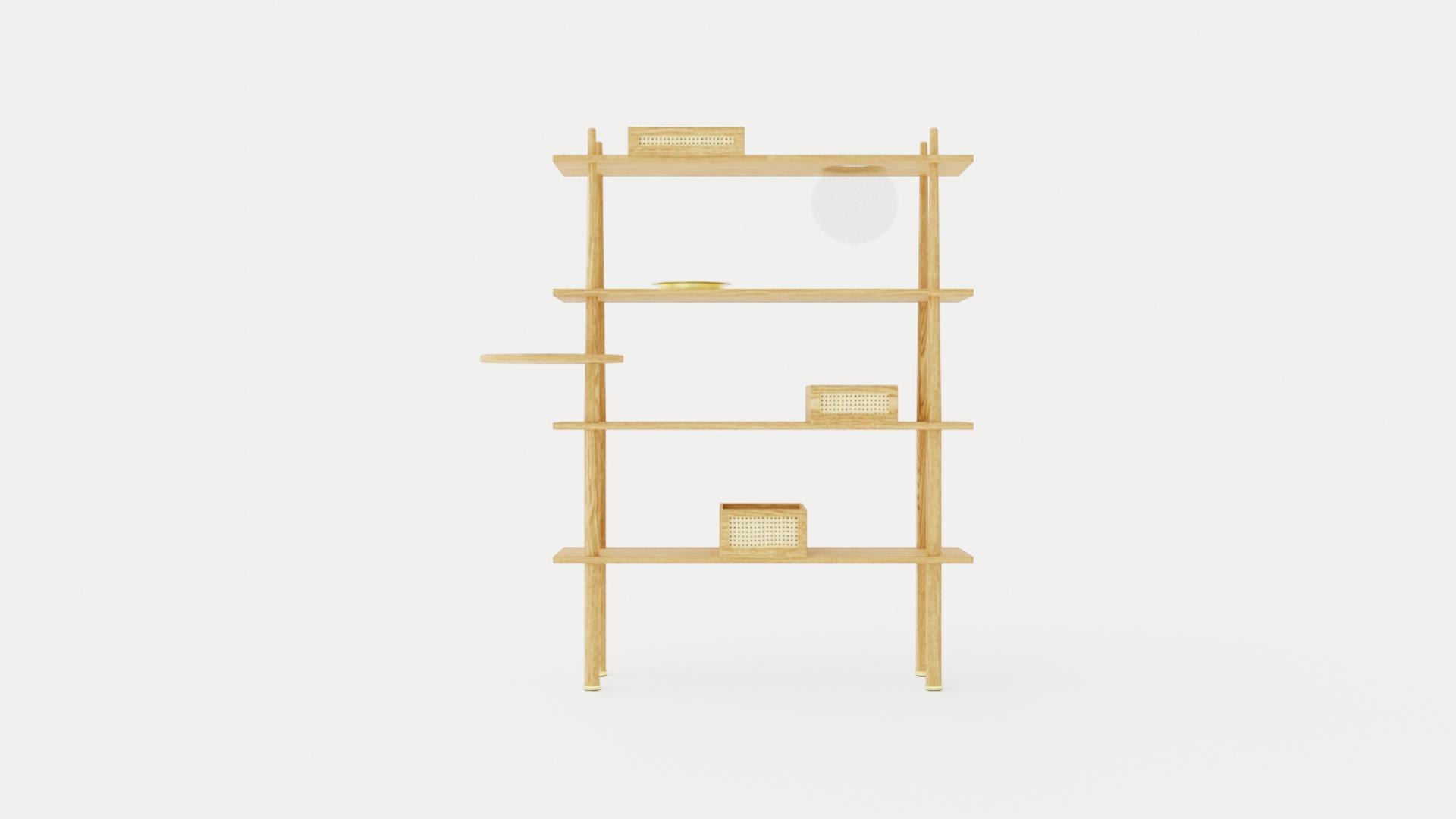 Stories Shelf 3D - TurboSquid 2250614