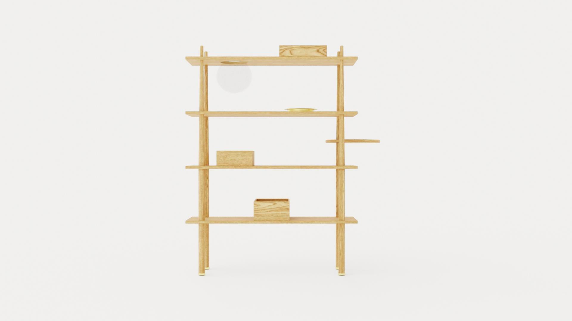 Stories Shelf 3D - TurboSquid 2250614