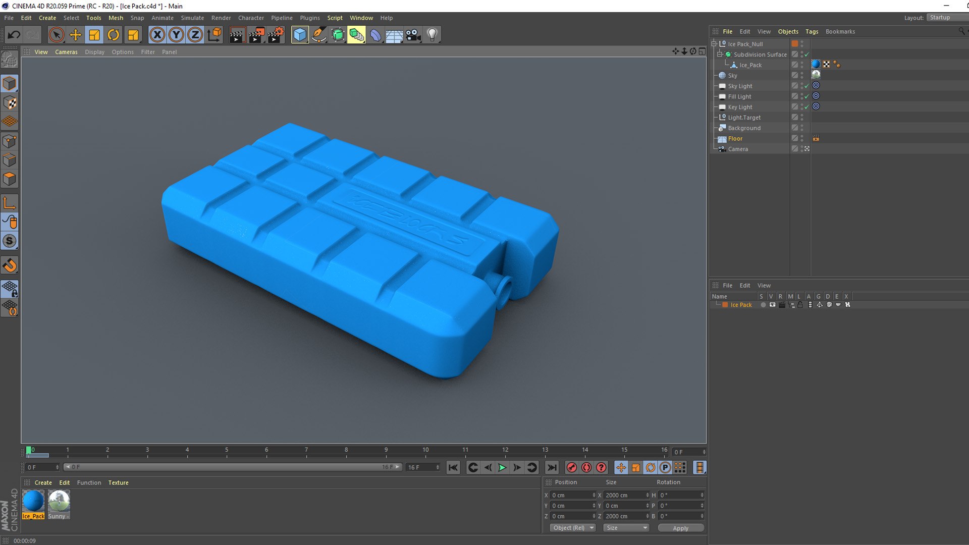 Ice Pack 3D Model - TurboSquid 2070844