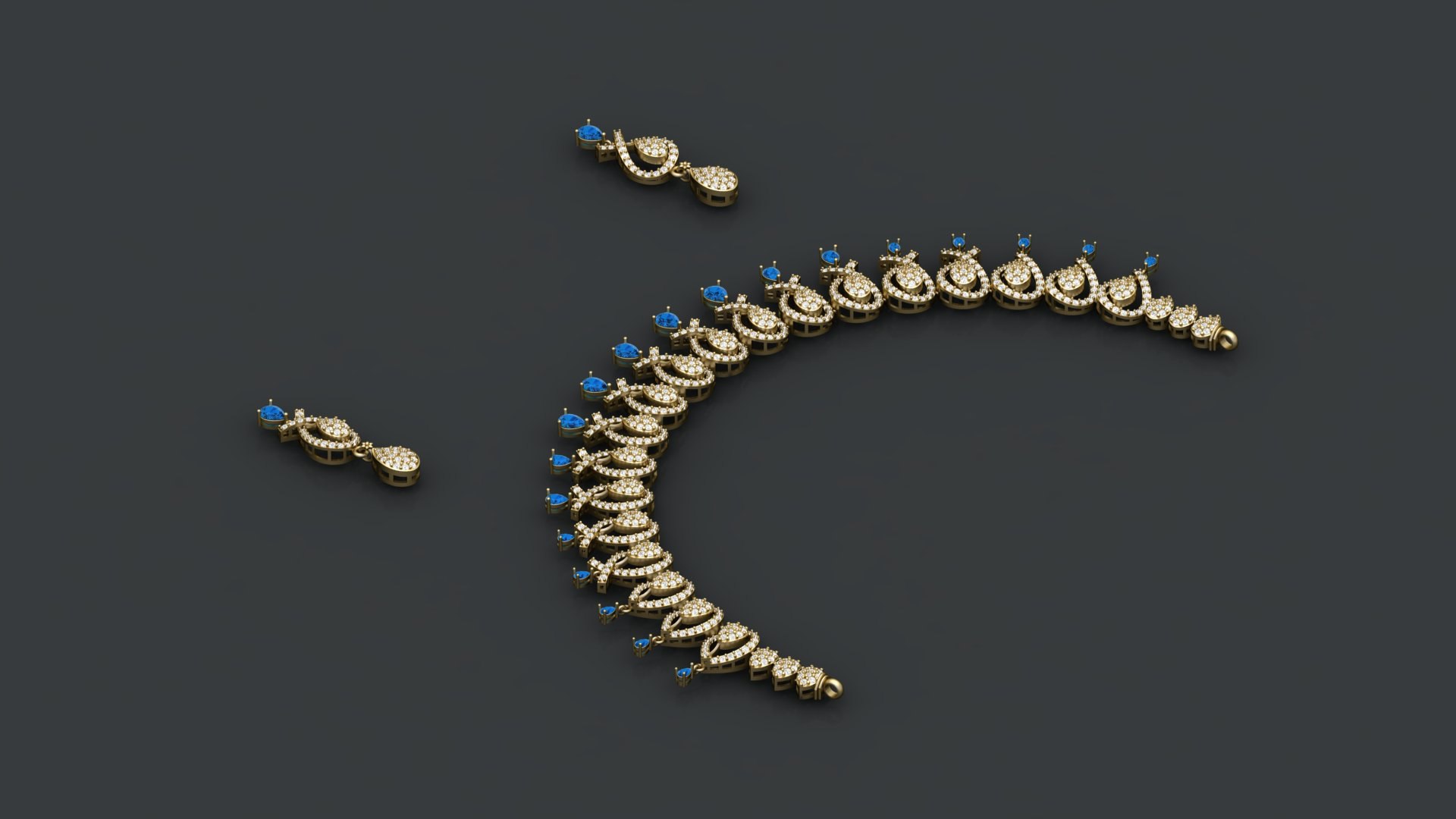 Necklace 3D Model - TurboSquid 2176380