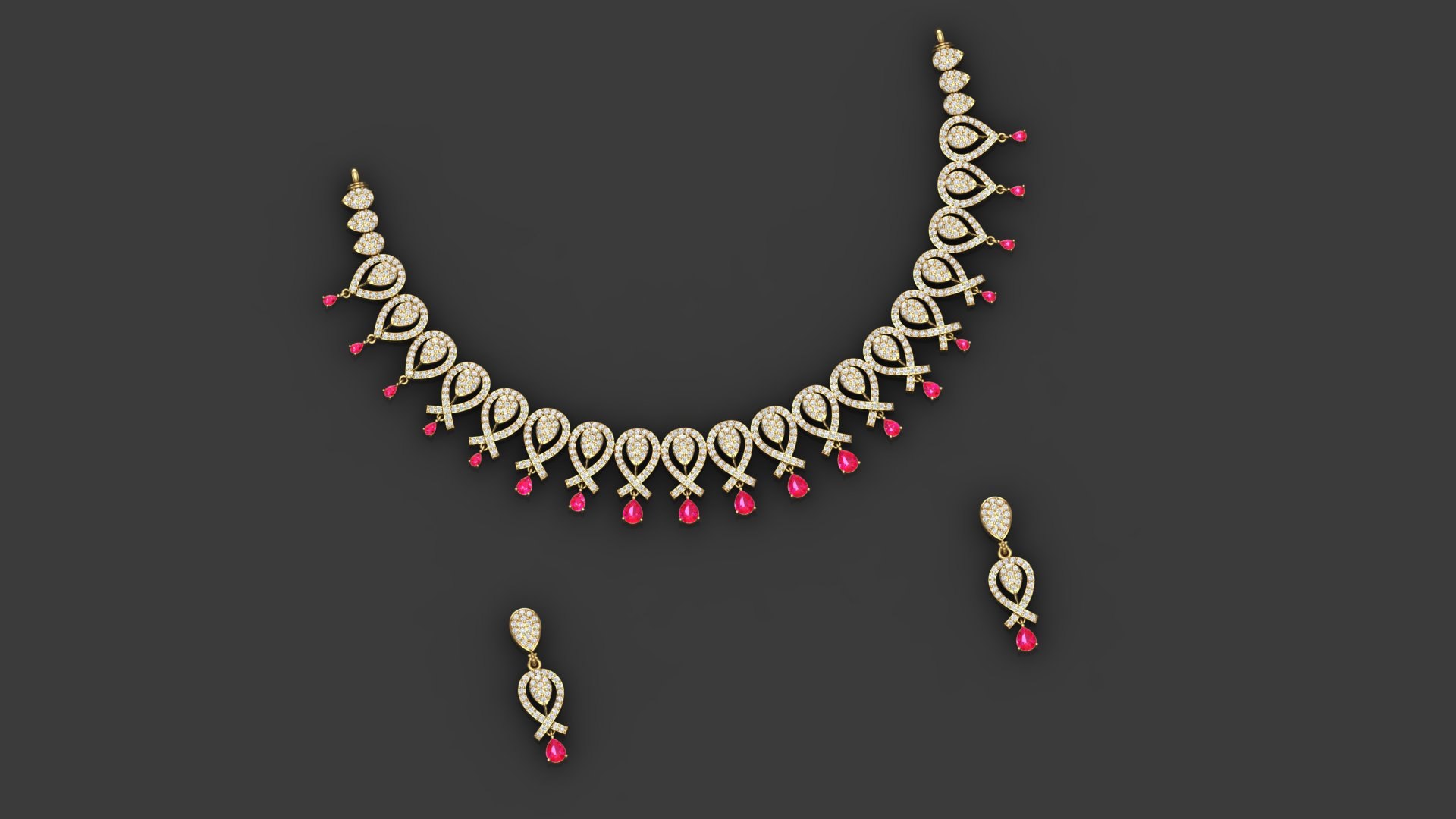 Necklace 3D Model - TurboSquid 2176380