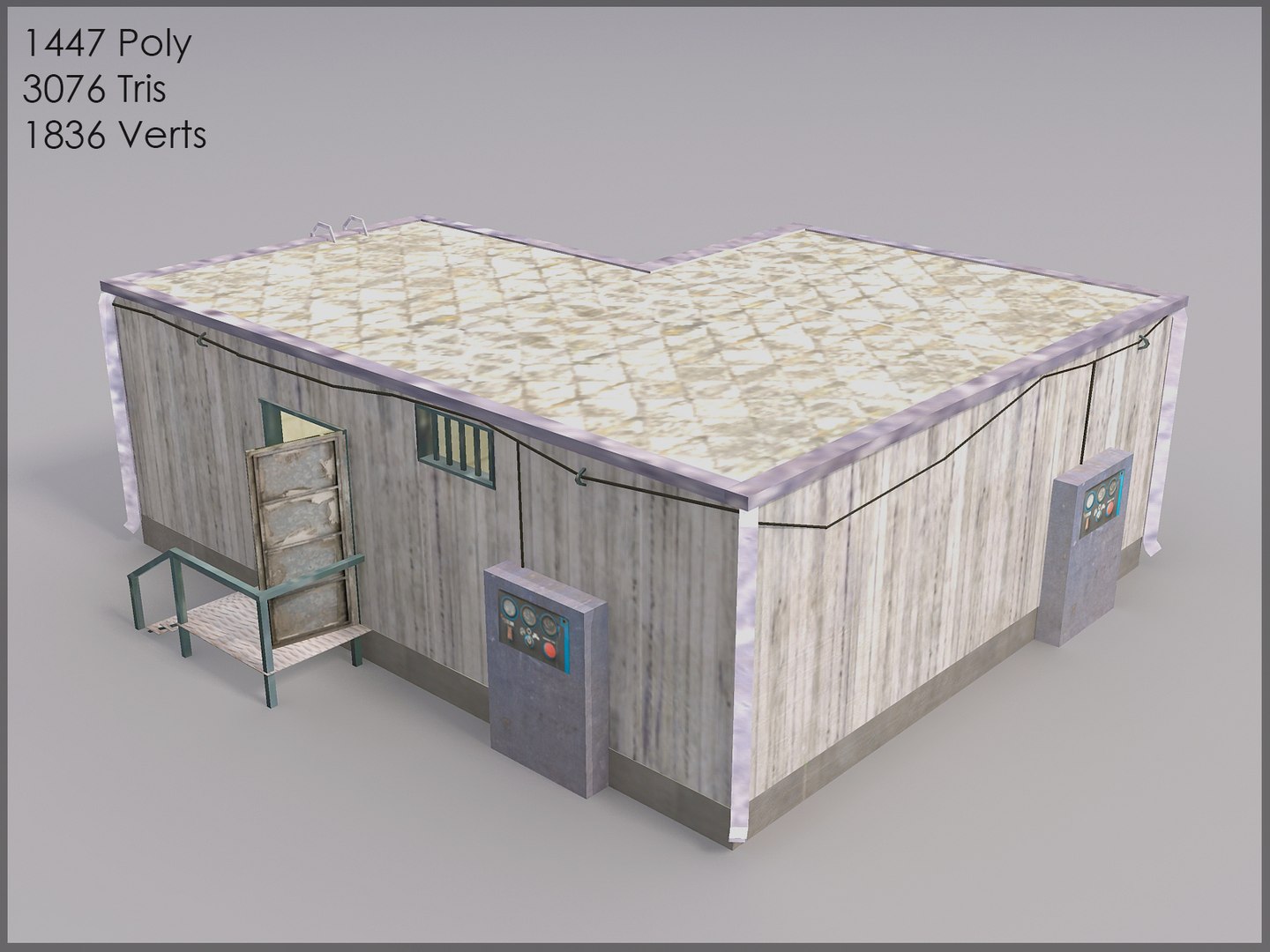 Military Storage Interiors 3d Model