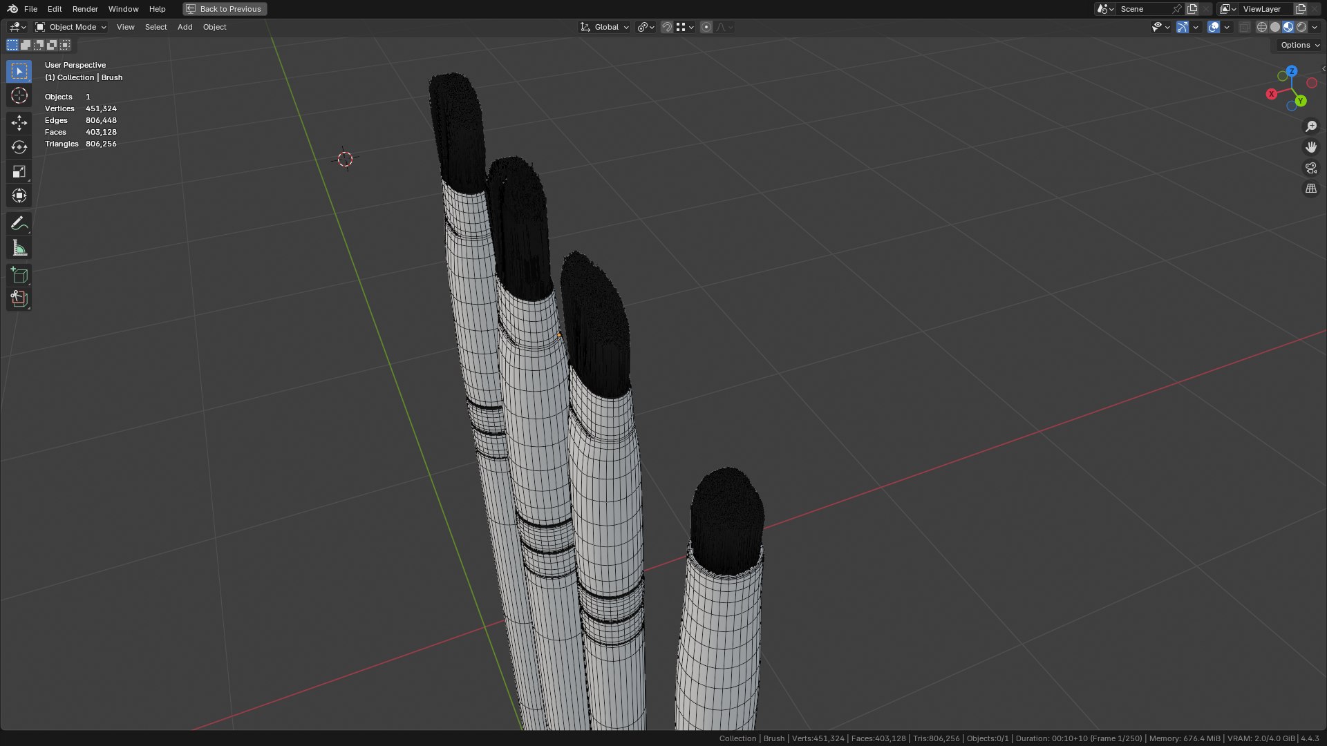 Make Up Brush PBR 26 3D Model - TurboSquid 2424143