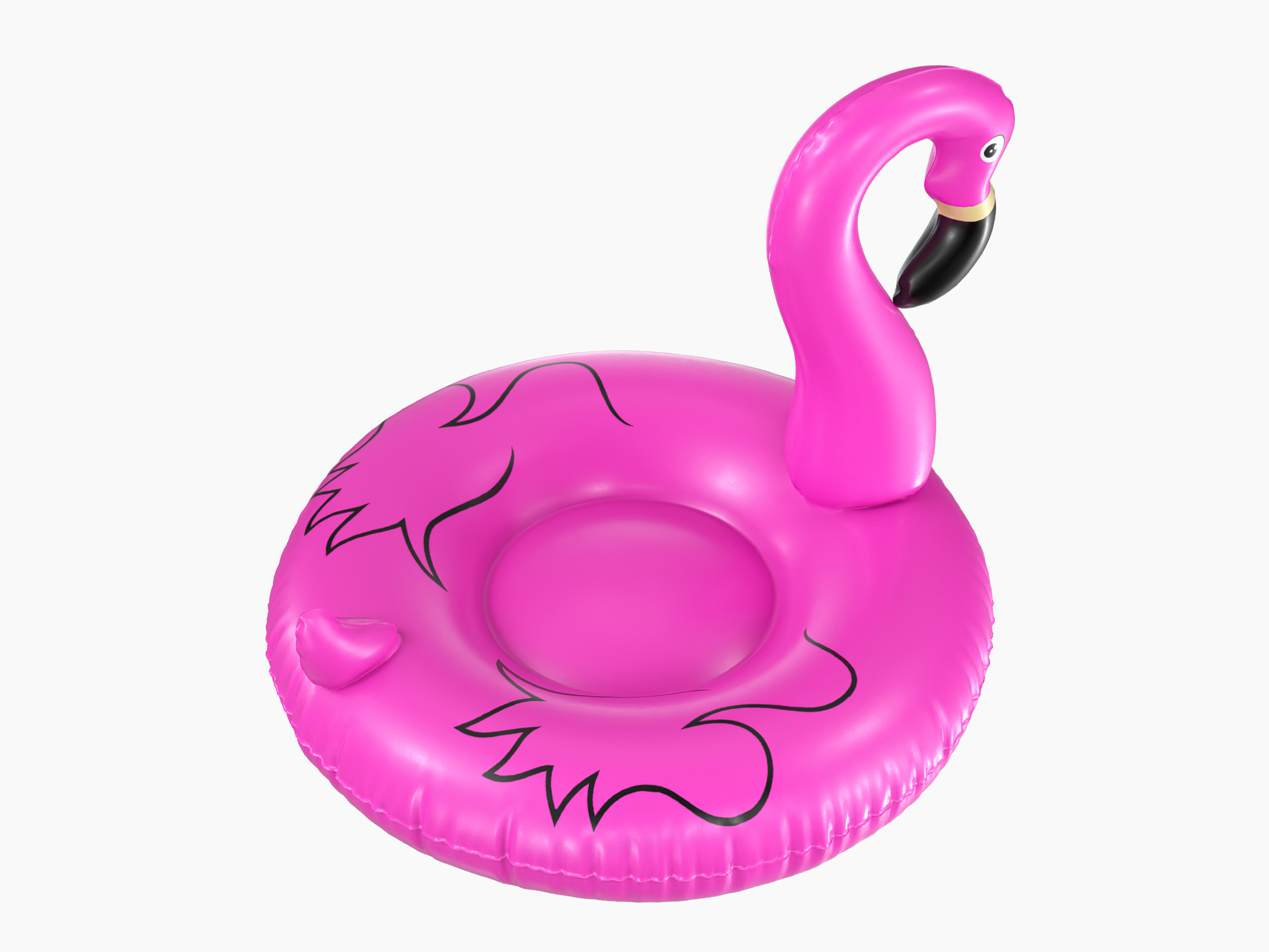 Inflatable flamingo pool toy 3D model - TurboSquid 1170587
