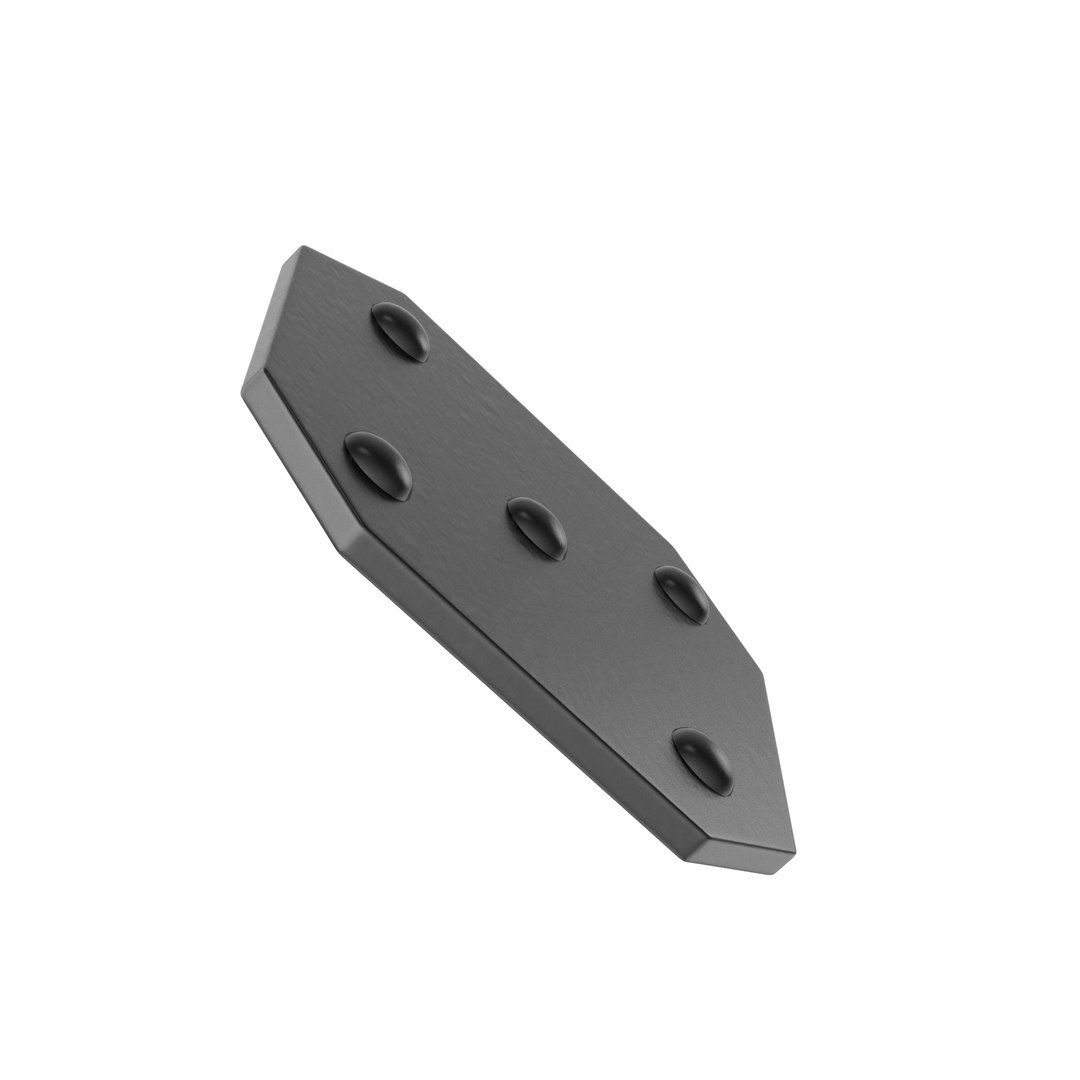3D Metal Plate With Rivets Model - TurboSquid 2275623