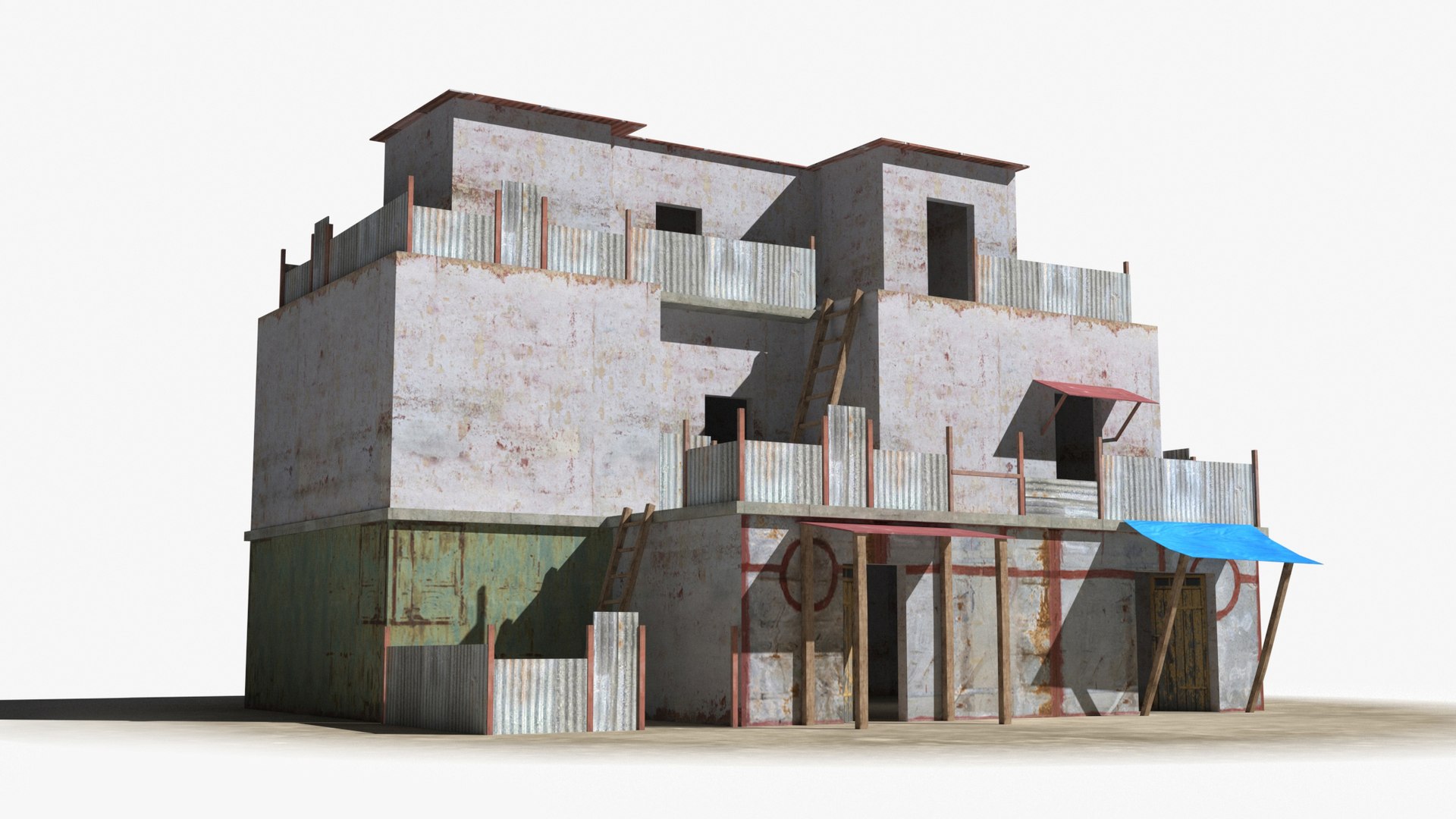 Slum X22 3D Model - TurboSquid 2301243