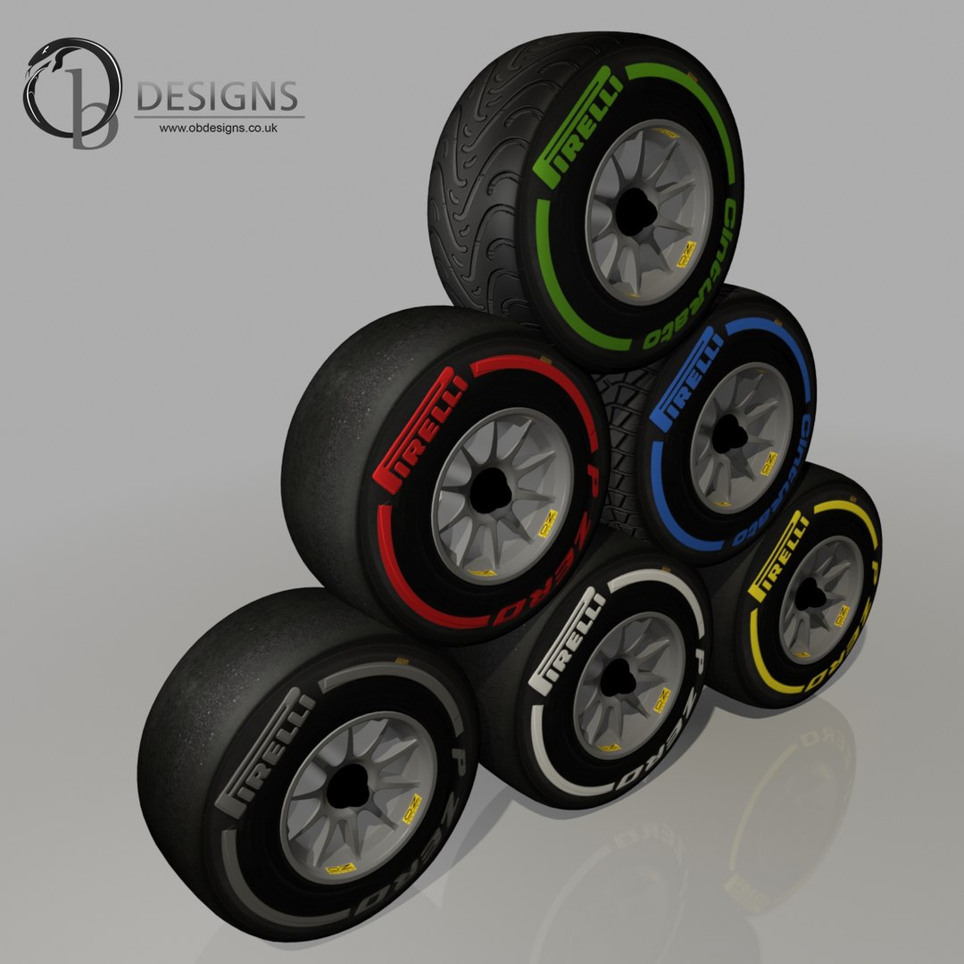 3d Model Pirelli Tyres