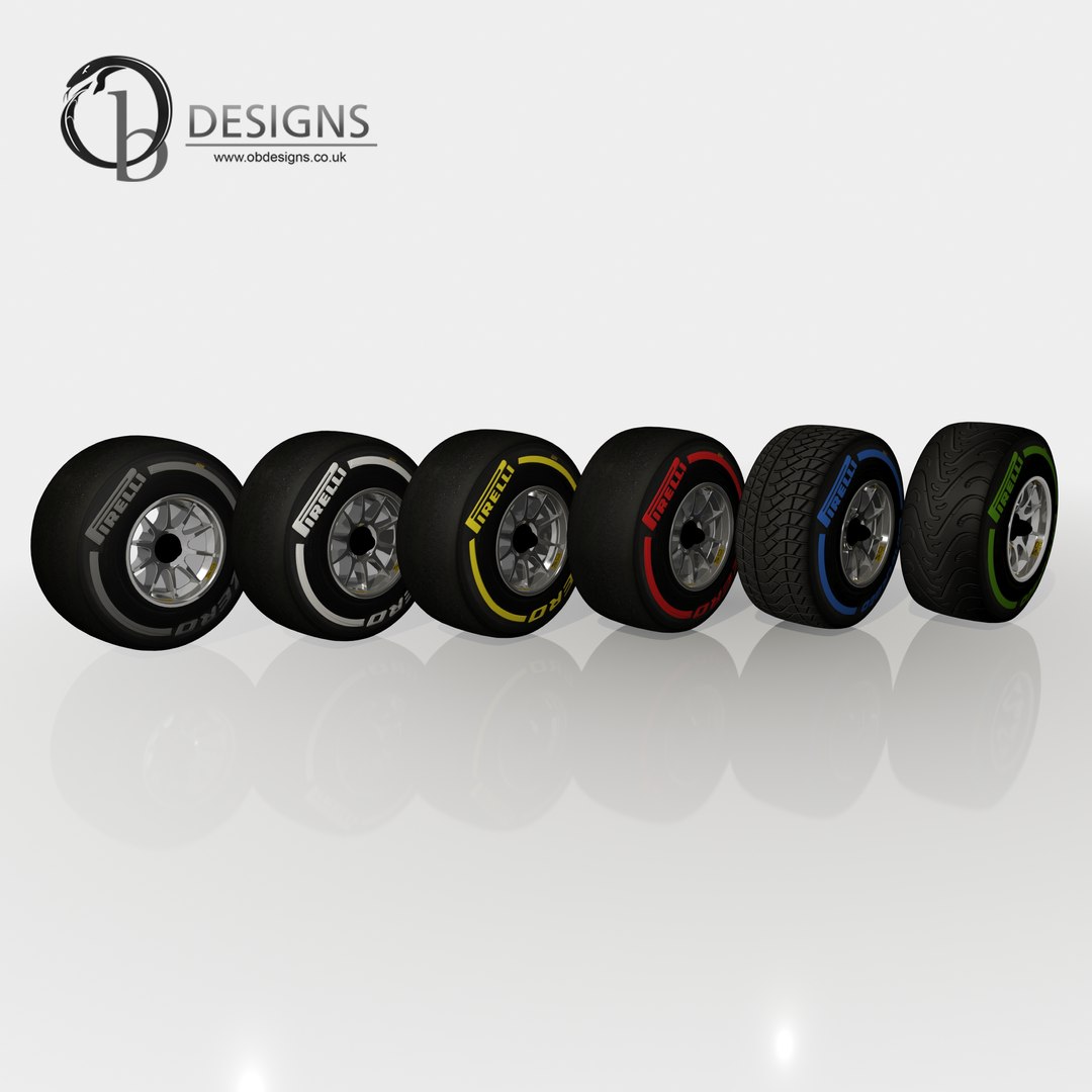 3d Model Pirelli Tyres