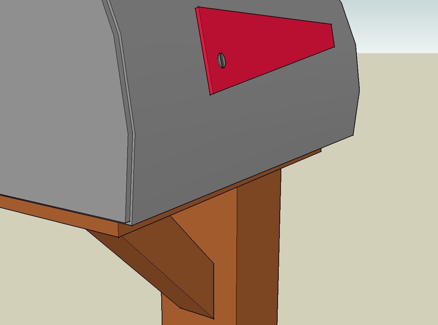 Mailbox Box Mail 3d Model