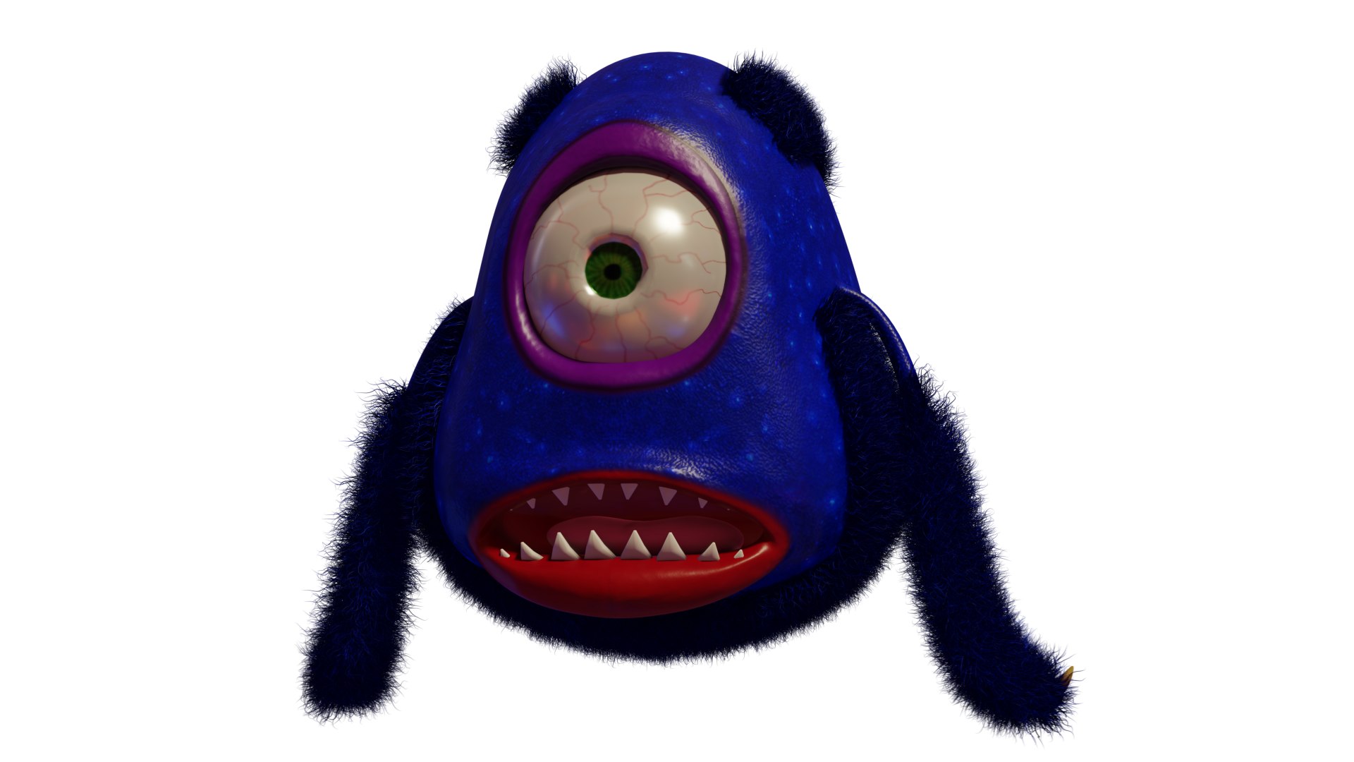 One Eye Monster 3D - TurboSquid 1989494