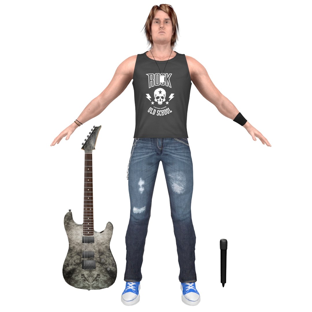 Rockstar Guitar Microphone 3D - TurboSquid 1326740