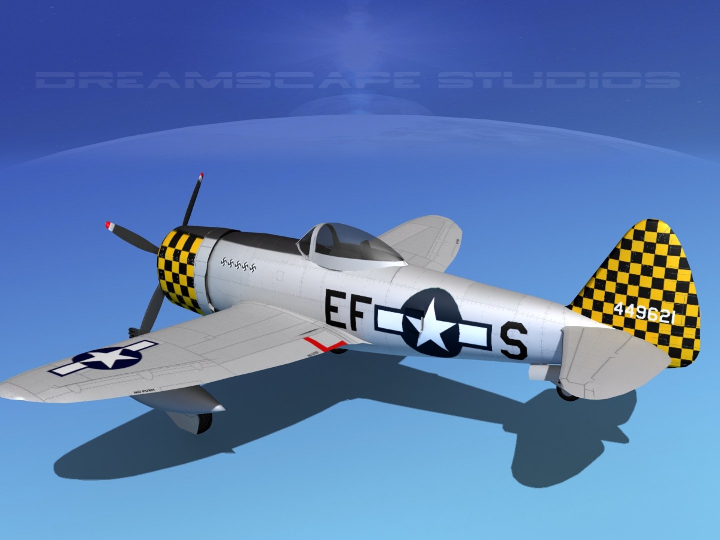 3d thunderbolt fighters bomber
