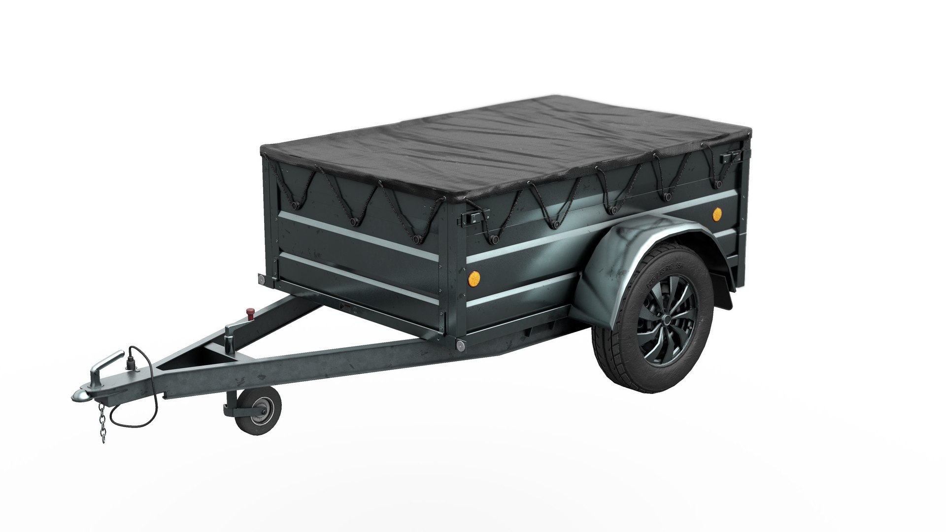 Car Trailer 3D - TurboSquid 2135868
