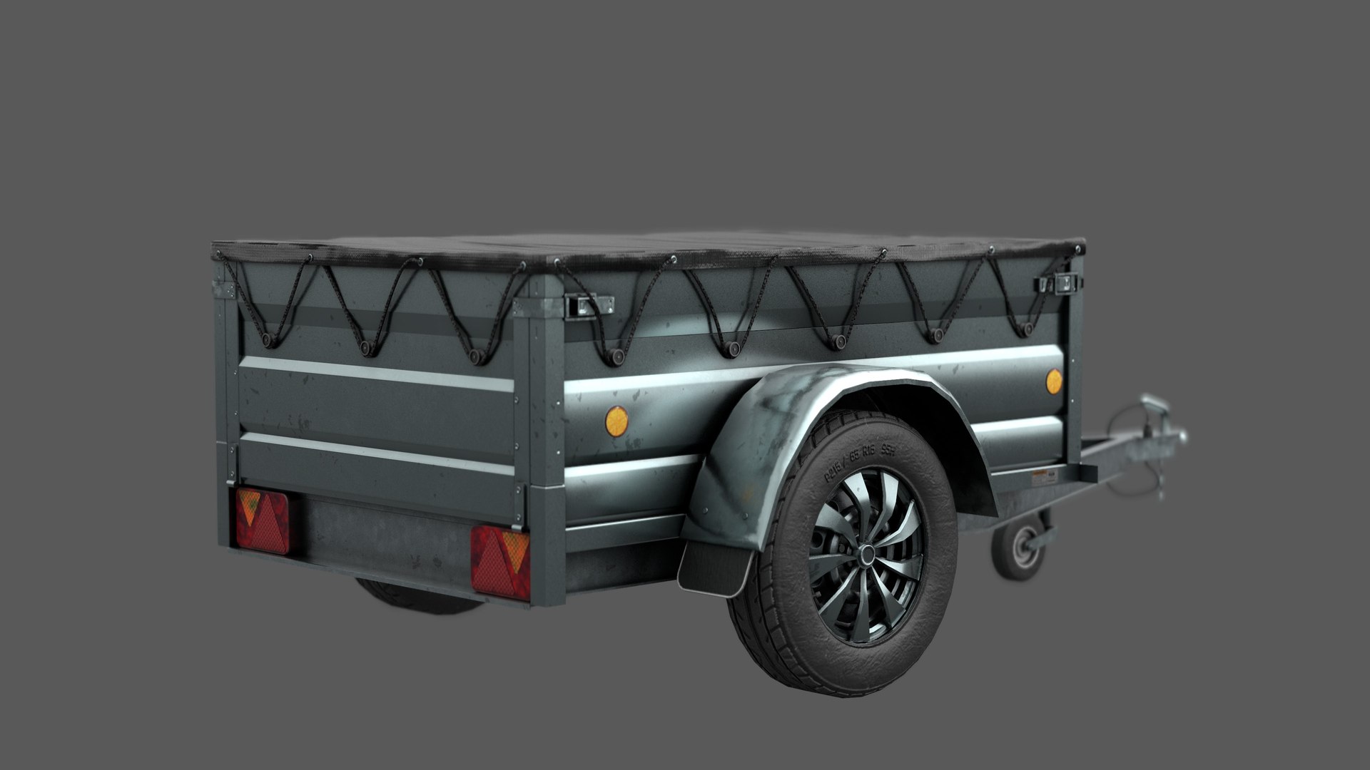 Car Trailer 3D - TurboSquid 2135868