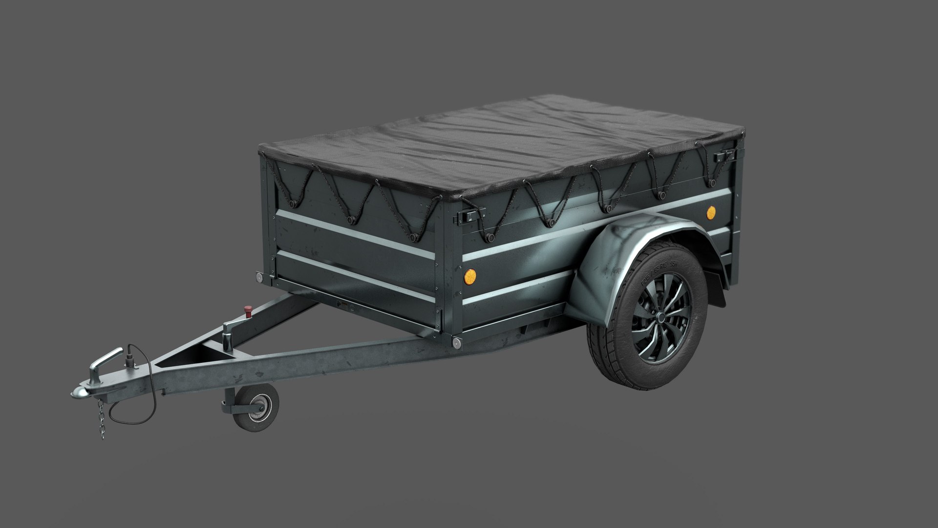 Car Trailer 3D - TurboSquid 2135868