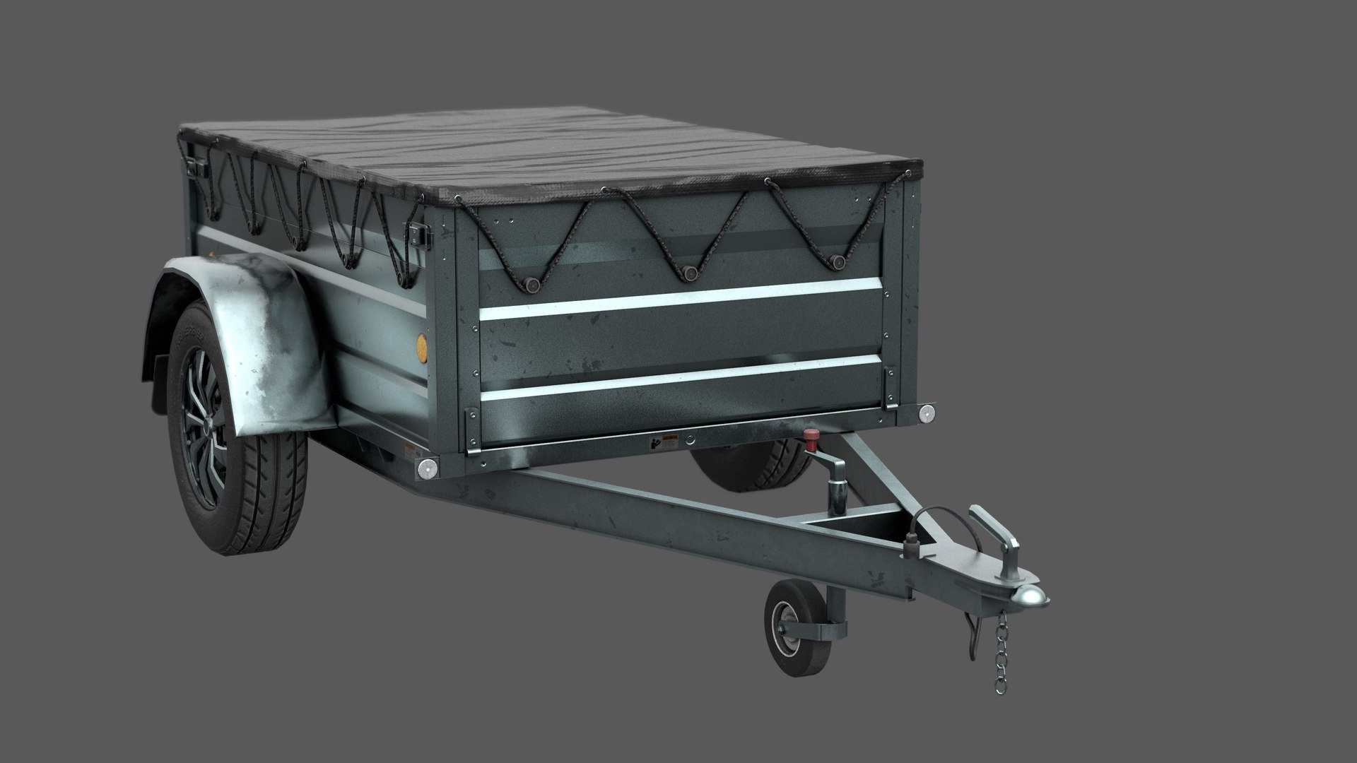 Car Trailer 3D - TurboSquid 2135868