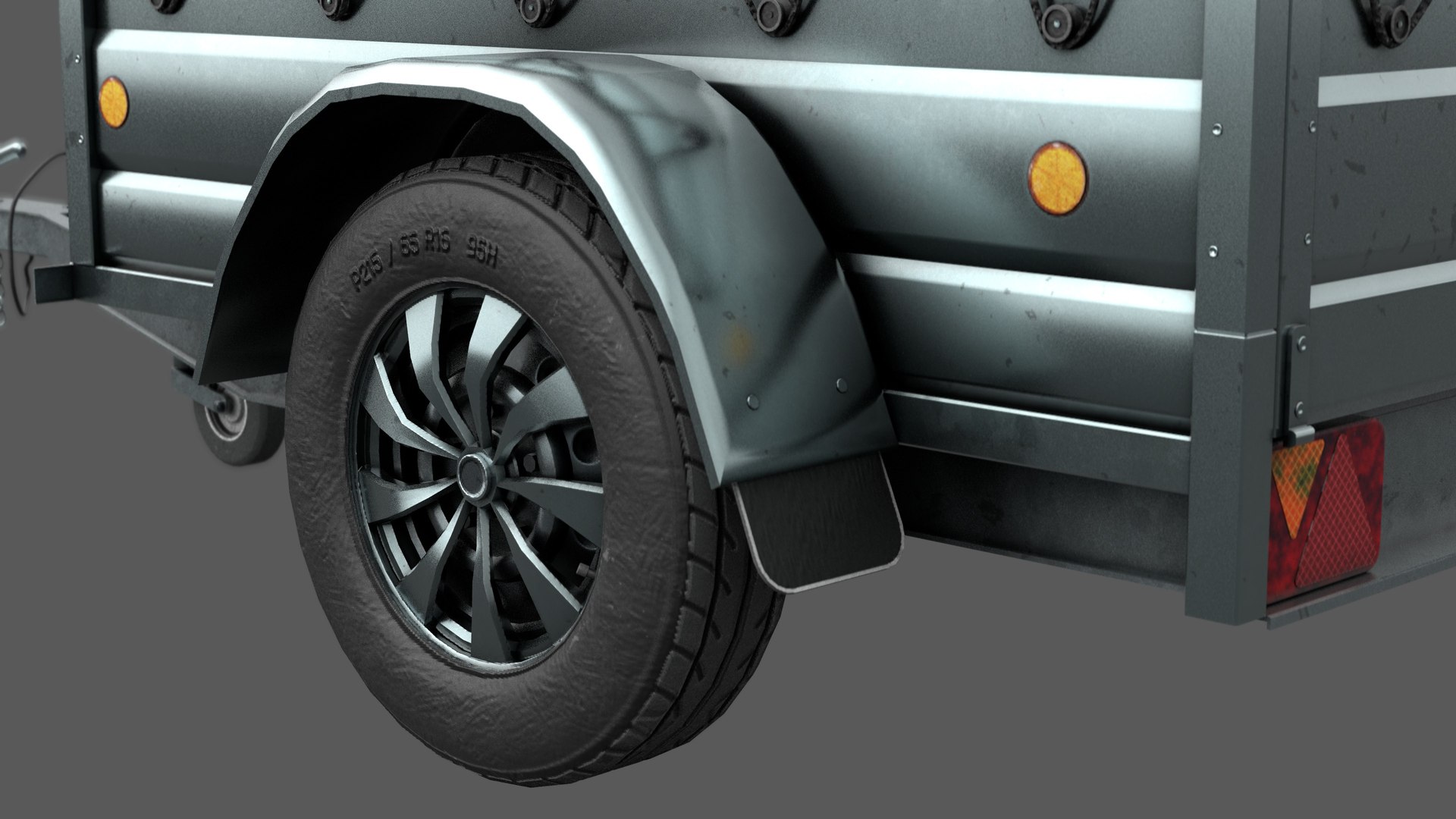 Car Trailer 3D - TurboSquid 2135868