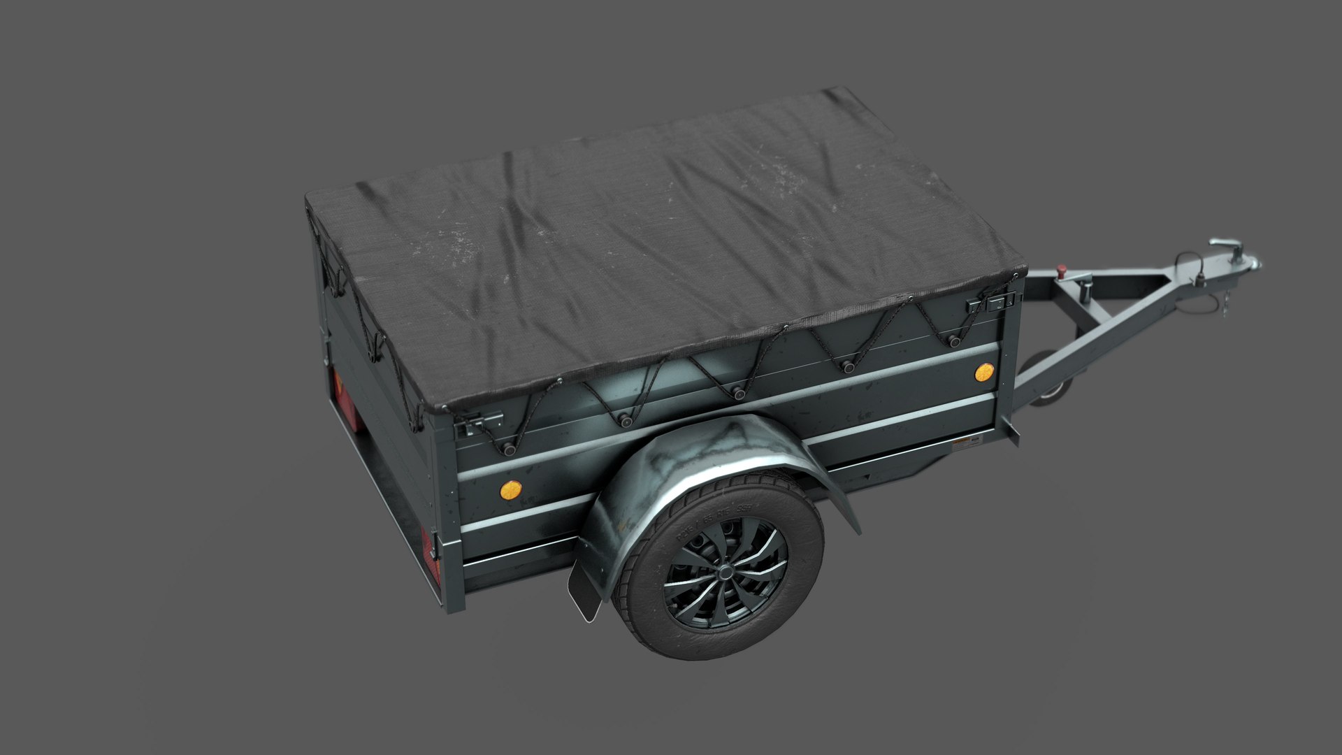 Car Trailer 3D - TurboSquid 2135868