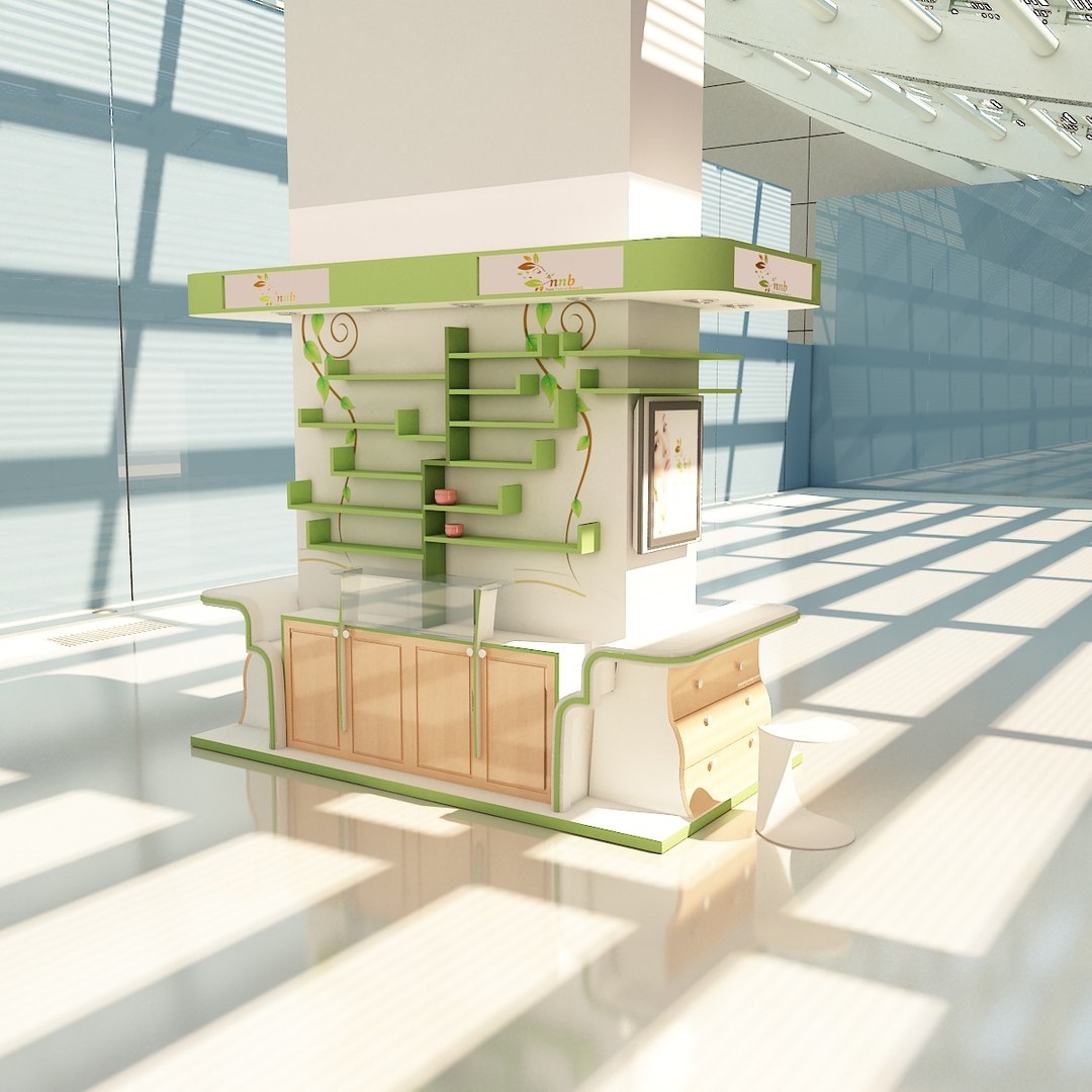 3D Kiosks Model - TurboSquid 1485401