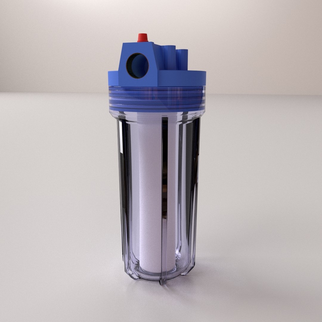 Water Filter Canister 3D Model - TurboSquid 1769486