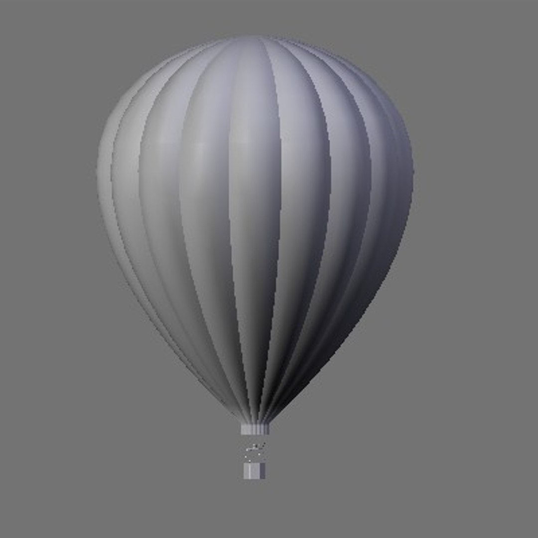 Hot Air Balloon Bl 3d Model