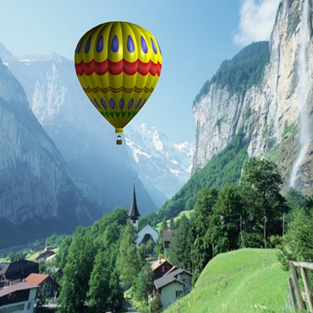 Hot Air Balloon Bl 3d Model