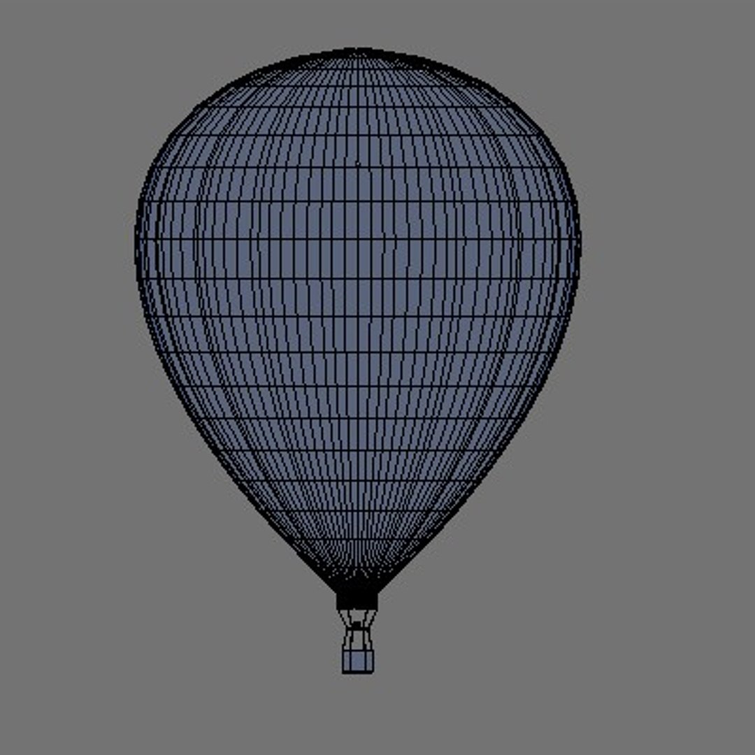 Hot Air Balloon Bl 3d Model