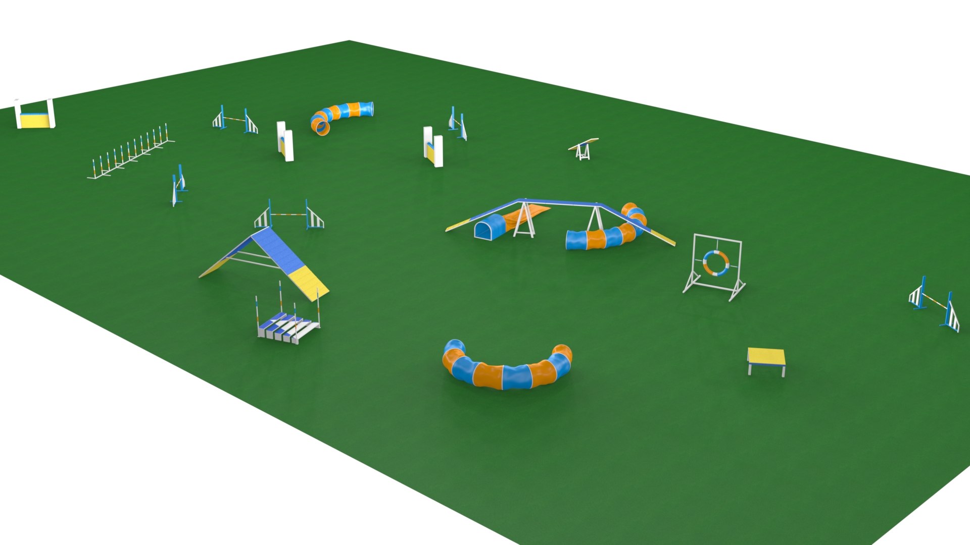 3D Dog Agility - TurboSquid 1695287