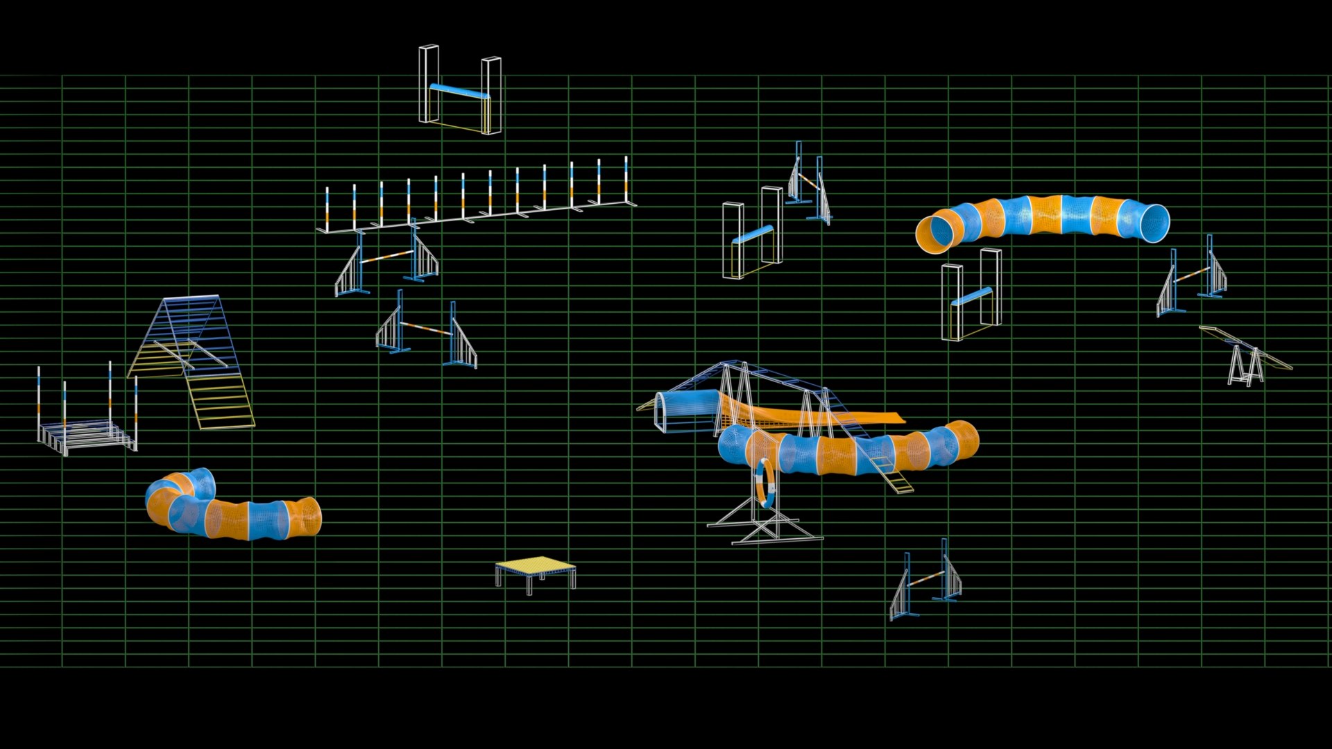 3D Dog Agility - TurboSquid 1695287