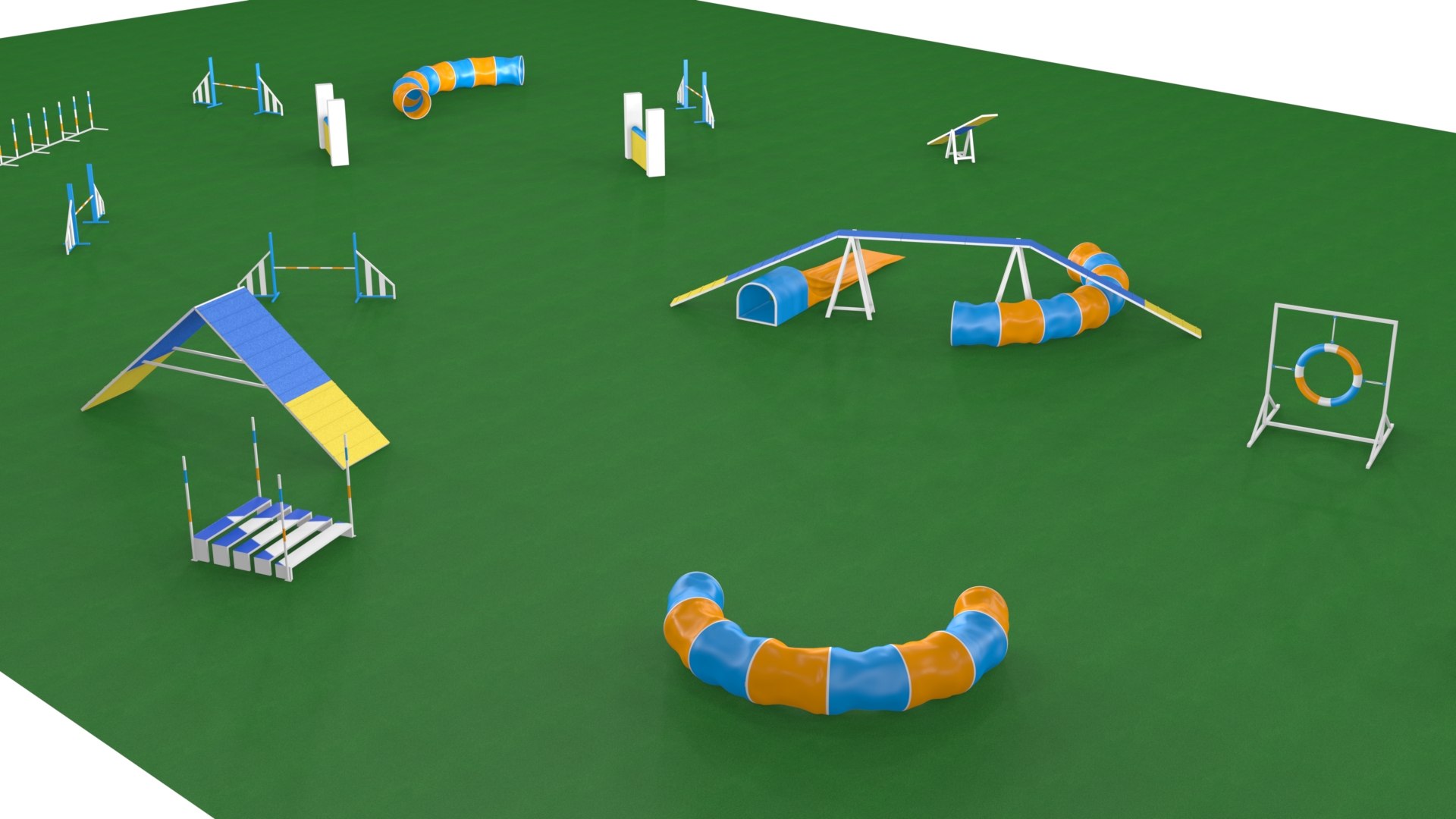 3D Dog Agility - TurboSquid 1695287