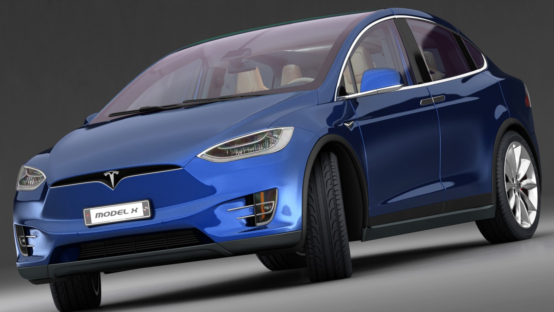 3D tesla x 2018 model - TurboSquid 1323726