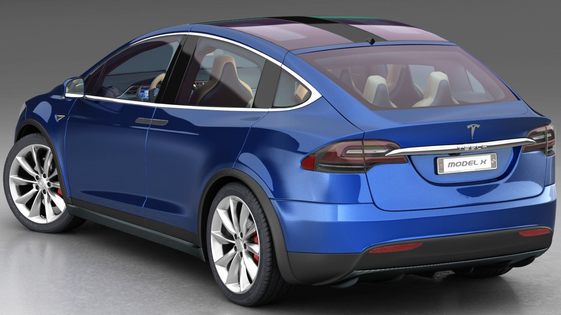 3D tesla x 2018 model - TurboSquid 1323726