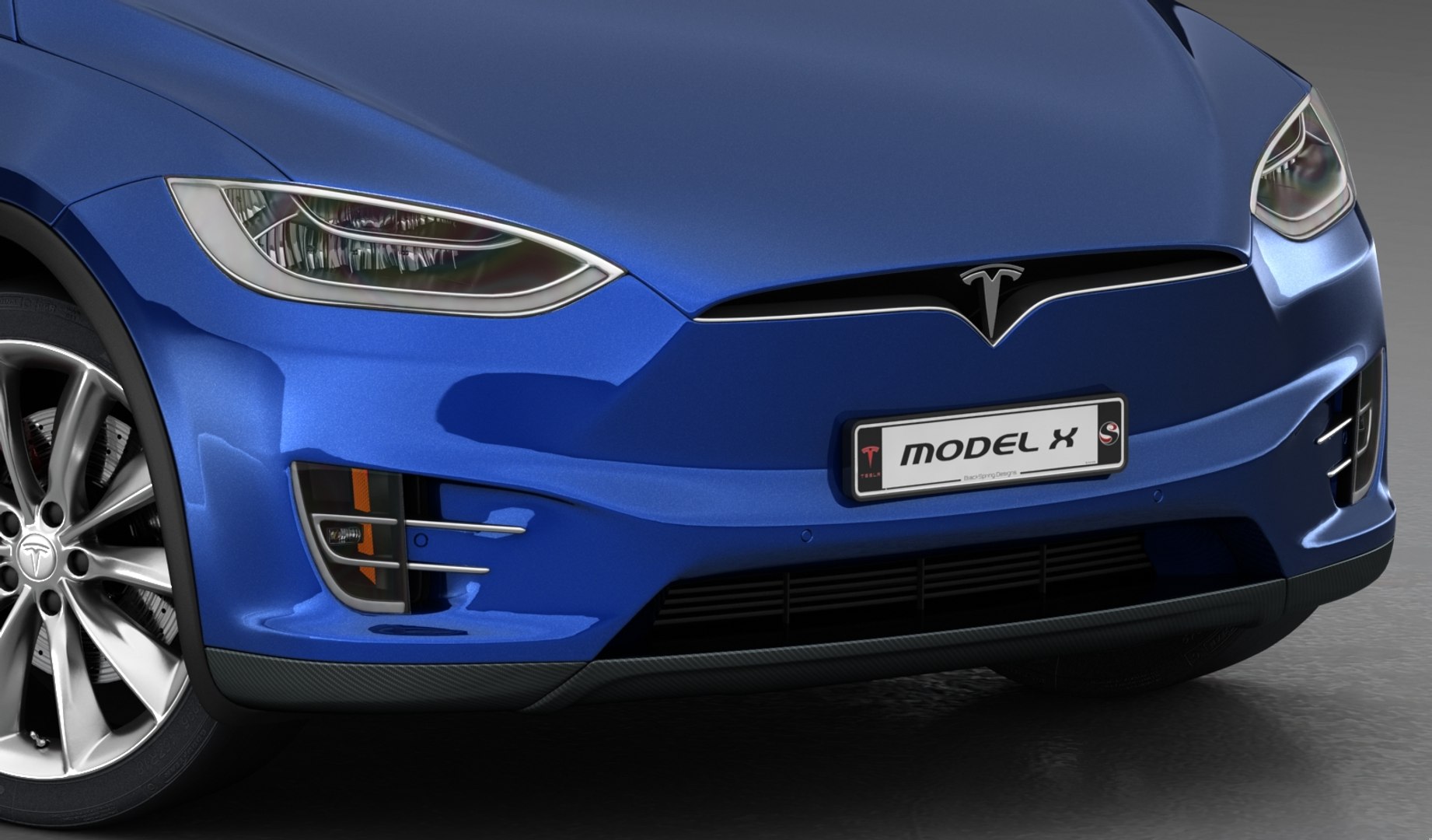 3D tesla x 2018 model - TurboSquid 1323726
