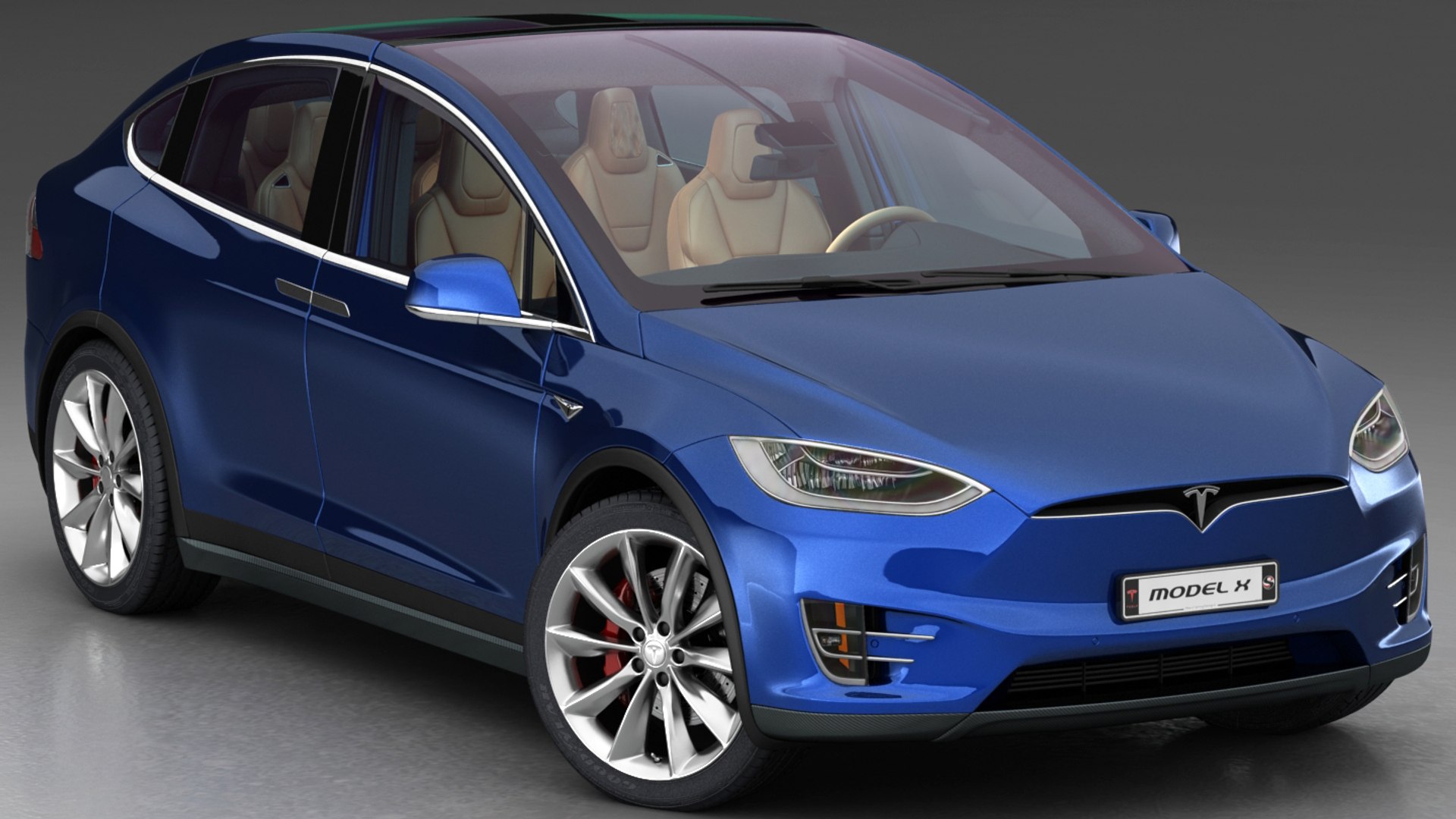 3D tesla x 2018 model - TurboSquid 1323726