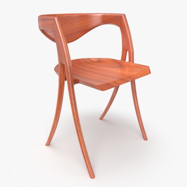 3D wood chair furniture design model - TurboSquid 1647465