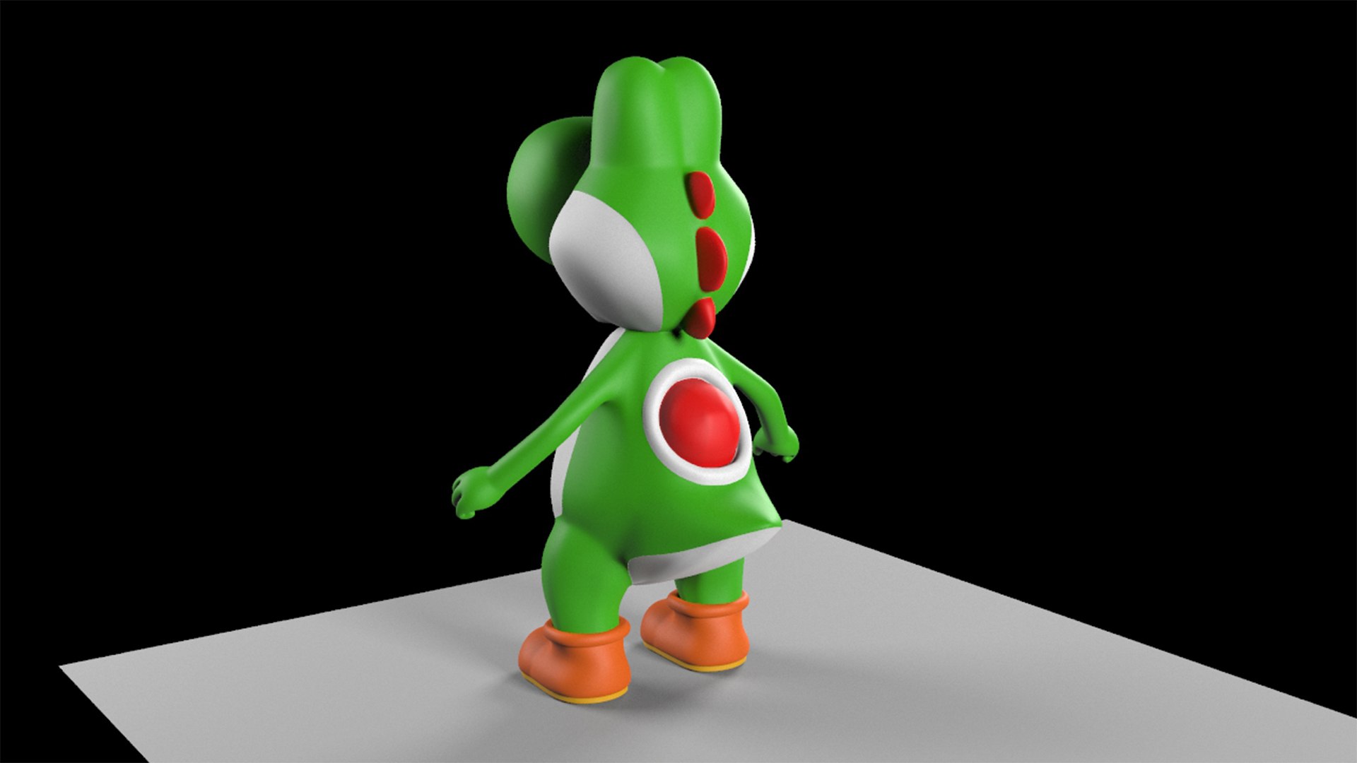 Yoshi From Super Mario All Quad Low-poly 3D Model 3D - TurboSquid 2192153