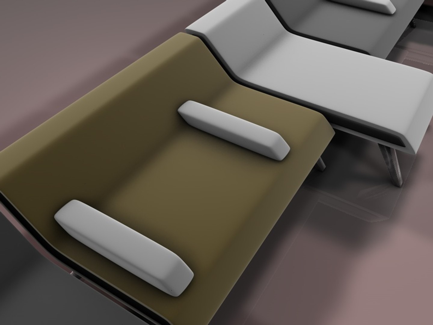 3d 3ds modular seating