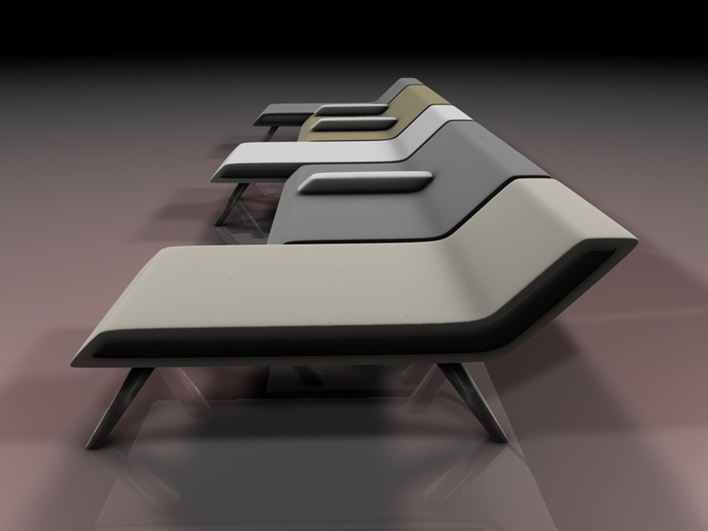 3d 3ds modular seating
