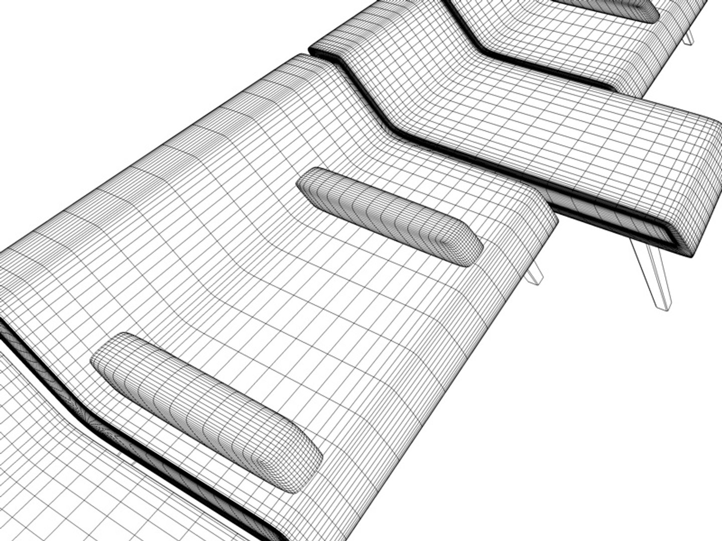 3d 3ds modular seating