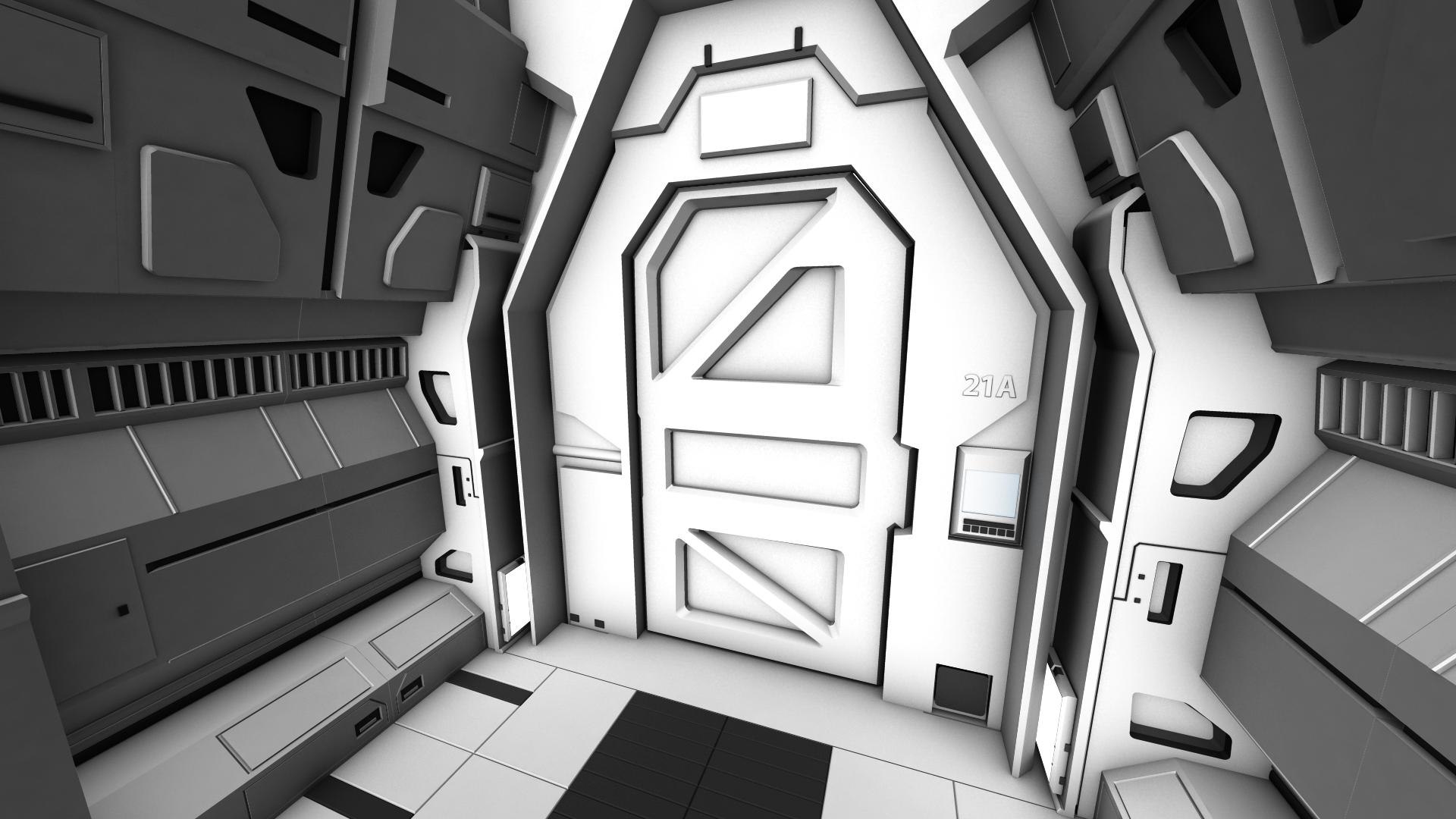 3d Sci Corridor Model