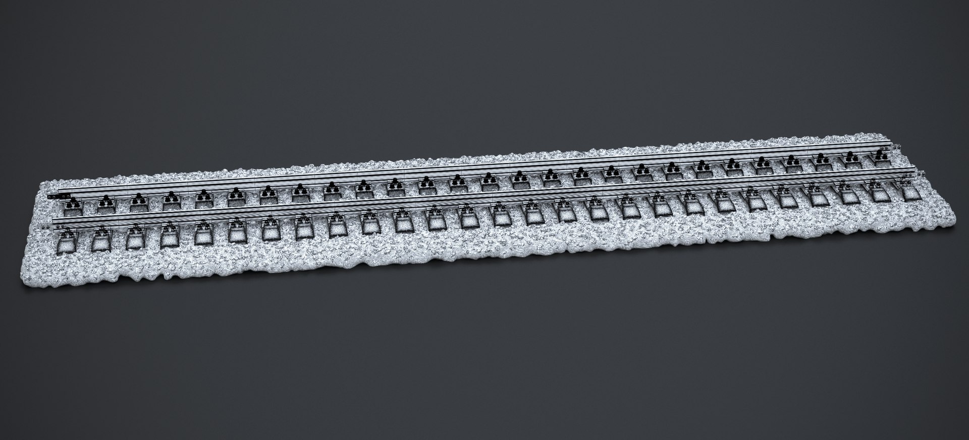 3D STRAIGHT TRACK IN WINTER SNOW 2023 - TurboSquid 2285387