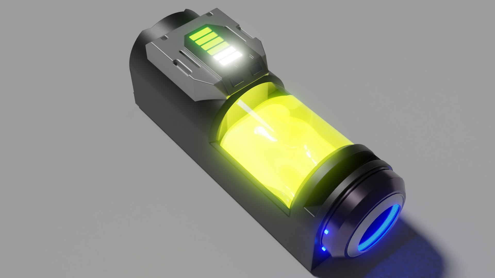 3D Sci-fi Glowing Battery Low-poly 3D Model - TurboSquid 1973094