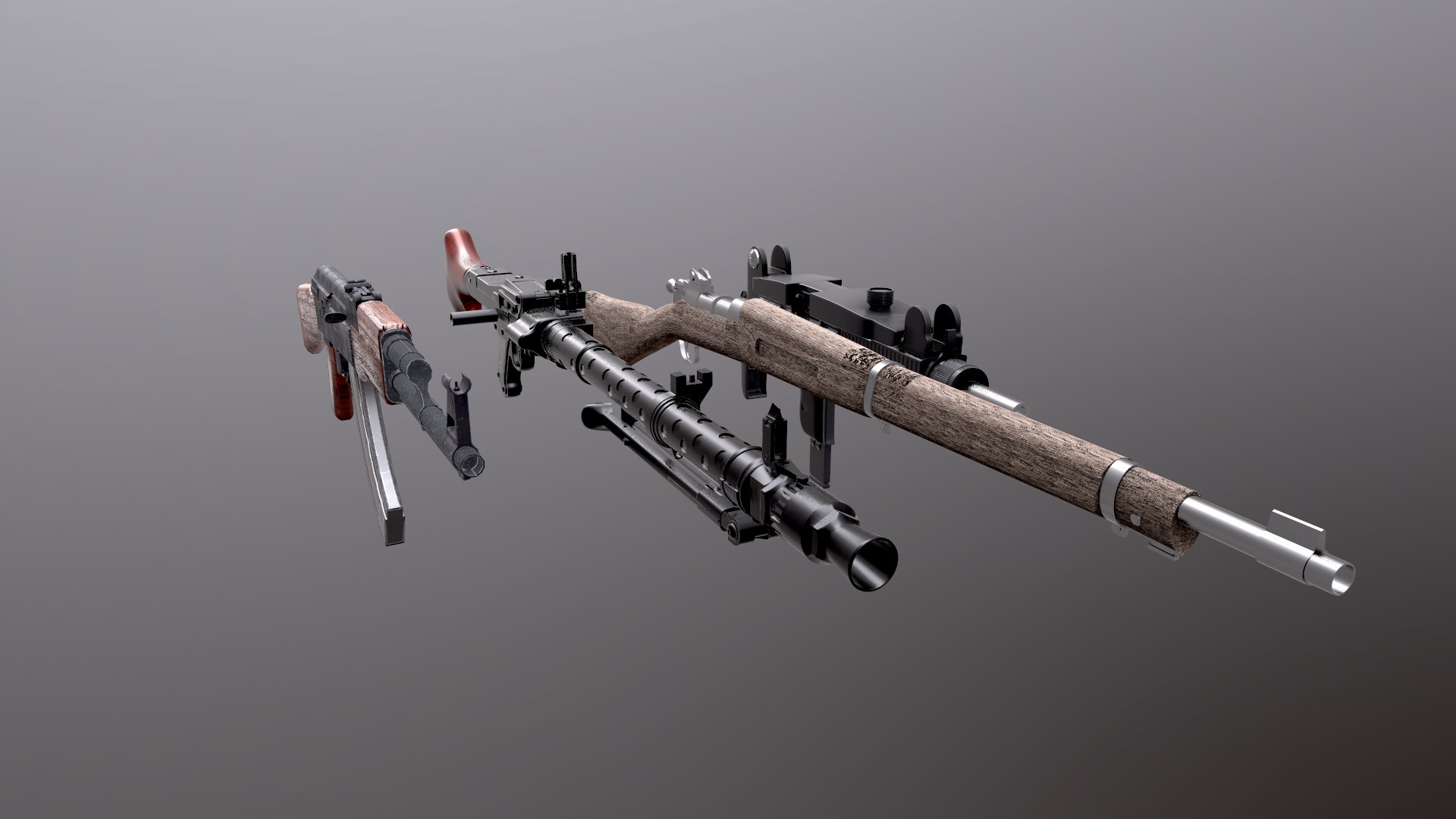 3D Weapon Pack - TurboSquid 1710820