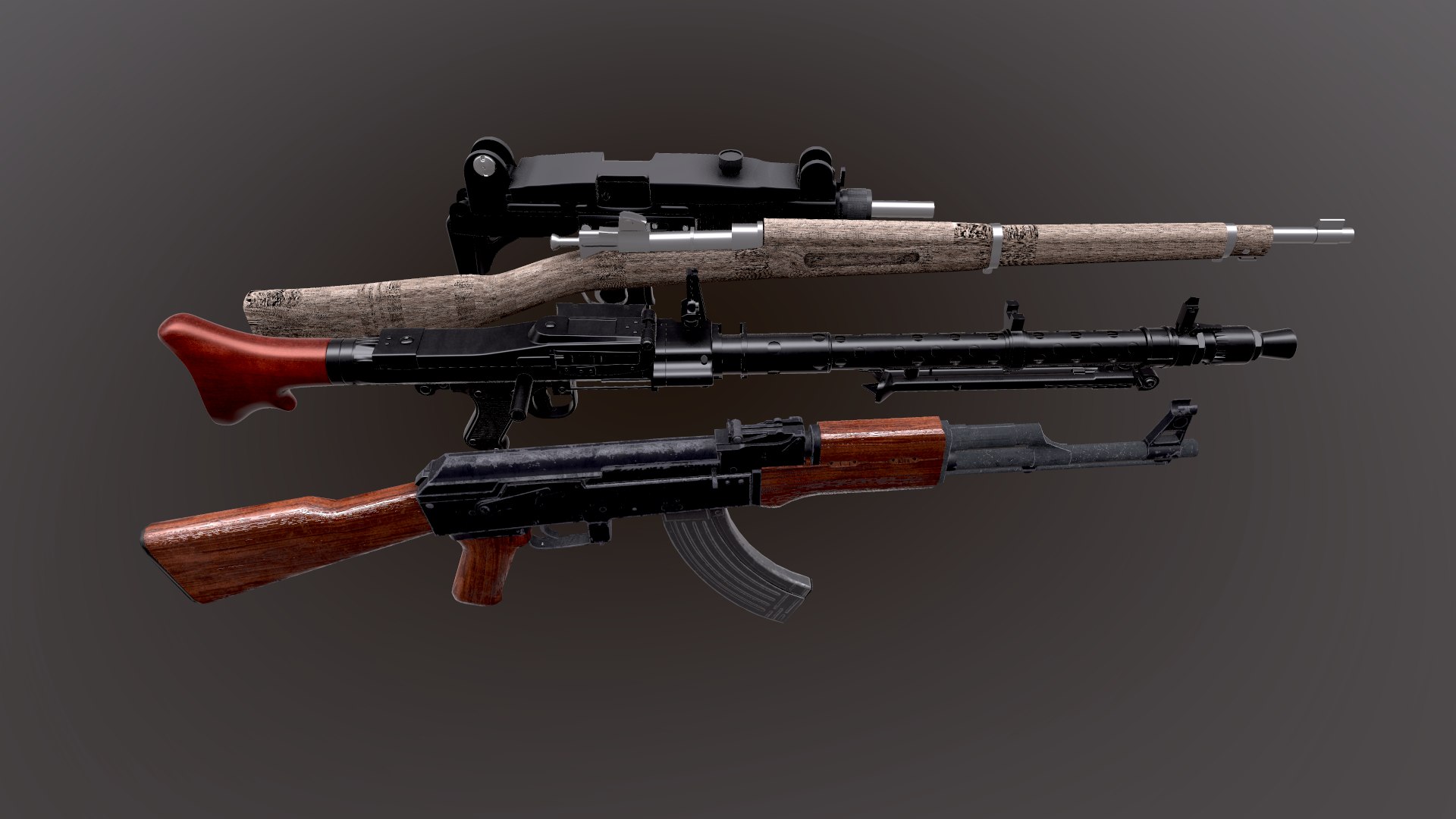 3D Weapon Pack - TurboSquid 1710820