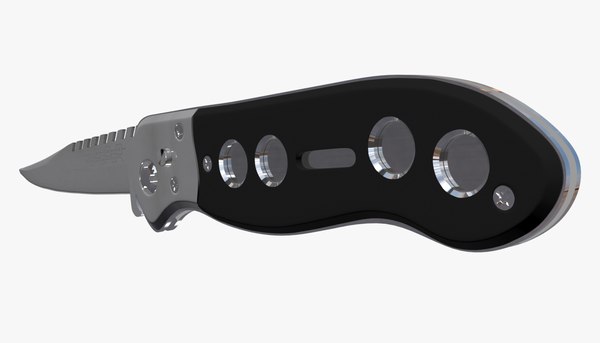 3d model steel pocket knife