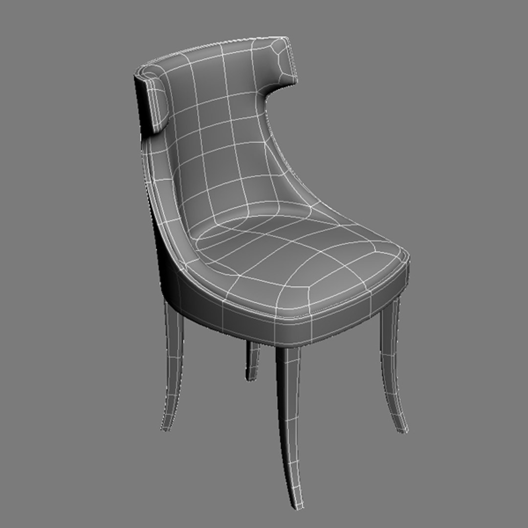modern chair obj
