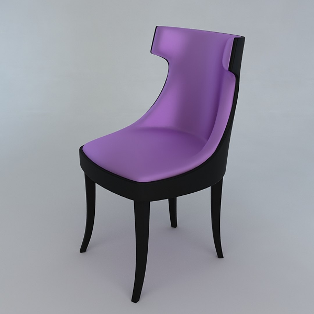 modern chair obj